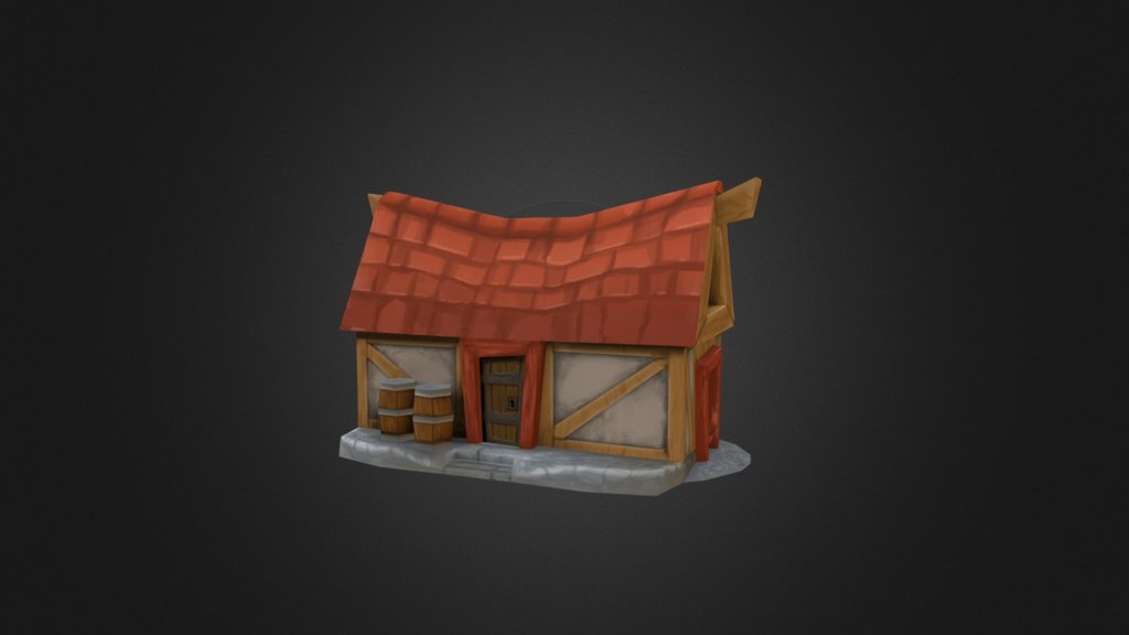 Medieval Grainstore - Download Free 3D model by moforabbit [2e42954 ...