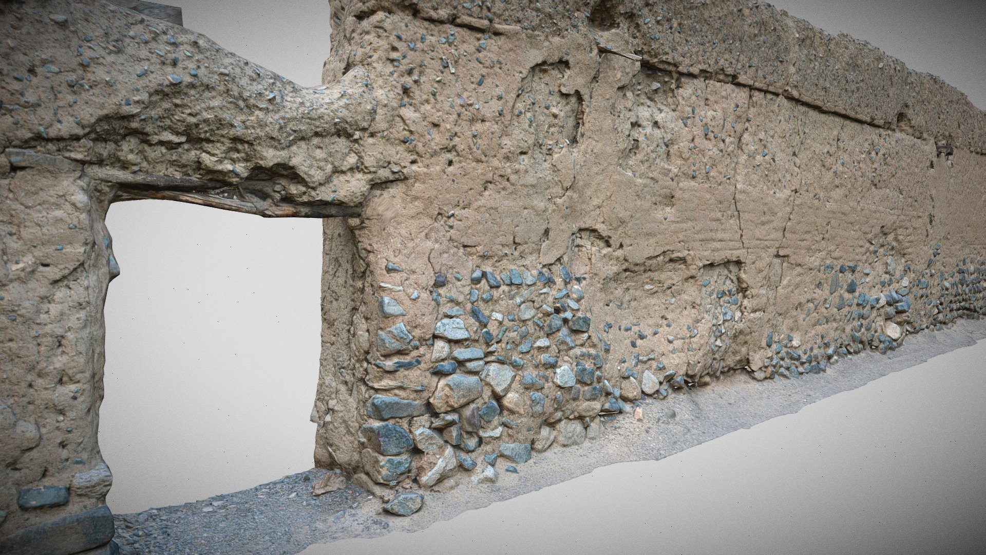 Ruined Wall06 - Buy Royalty Free 3D model by BNArtCo (@baharnajari ...