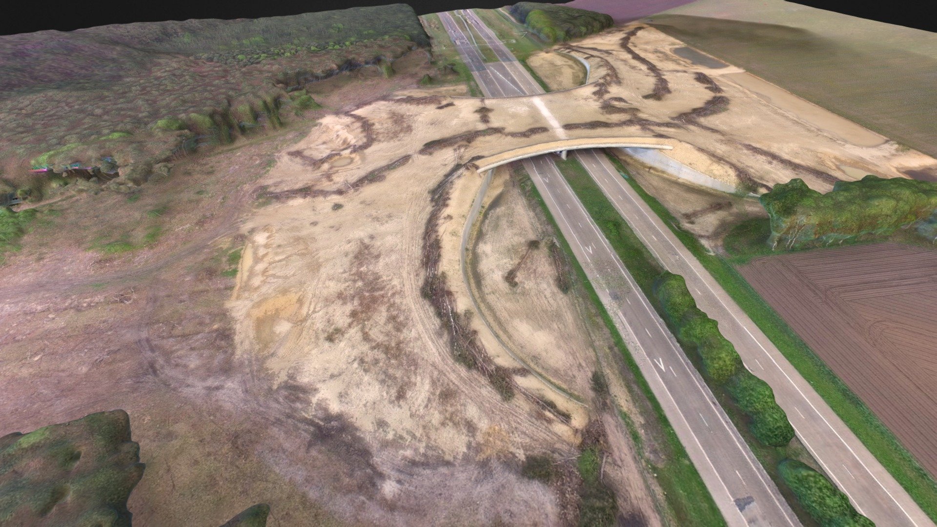 Ecoduct Kempengrens - 3D model by jacobvandenborne [2e473a5] - Sketchfab