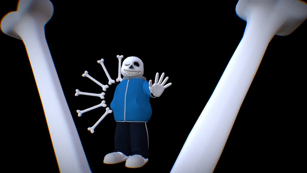 Sans - Undertale - 3D model by Erdann (@nunesands) [2e473d3] - Sketchfab