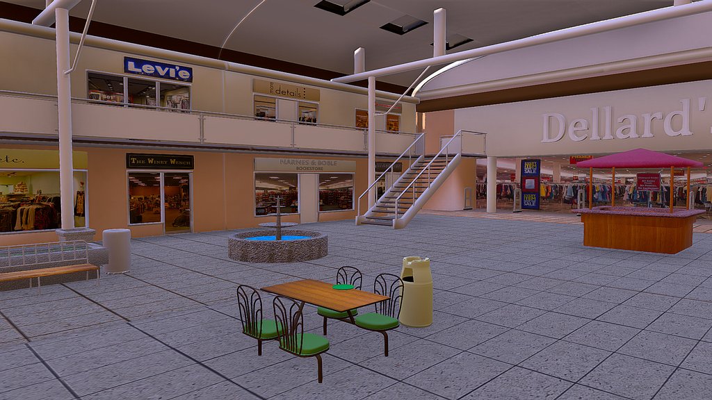 mall - A 3D model collection by AlessandraSaenz - Sketchfab