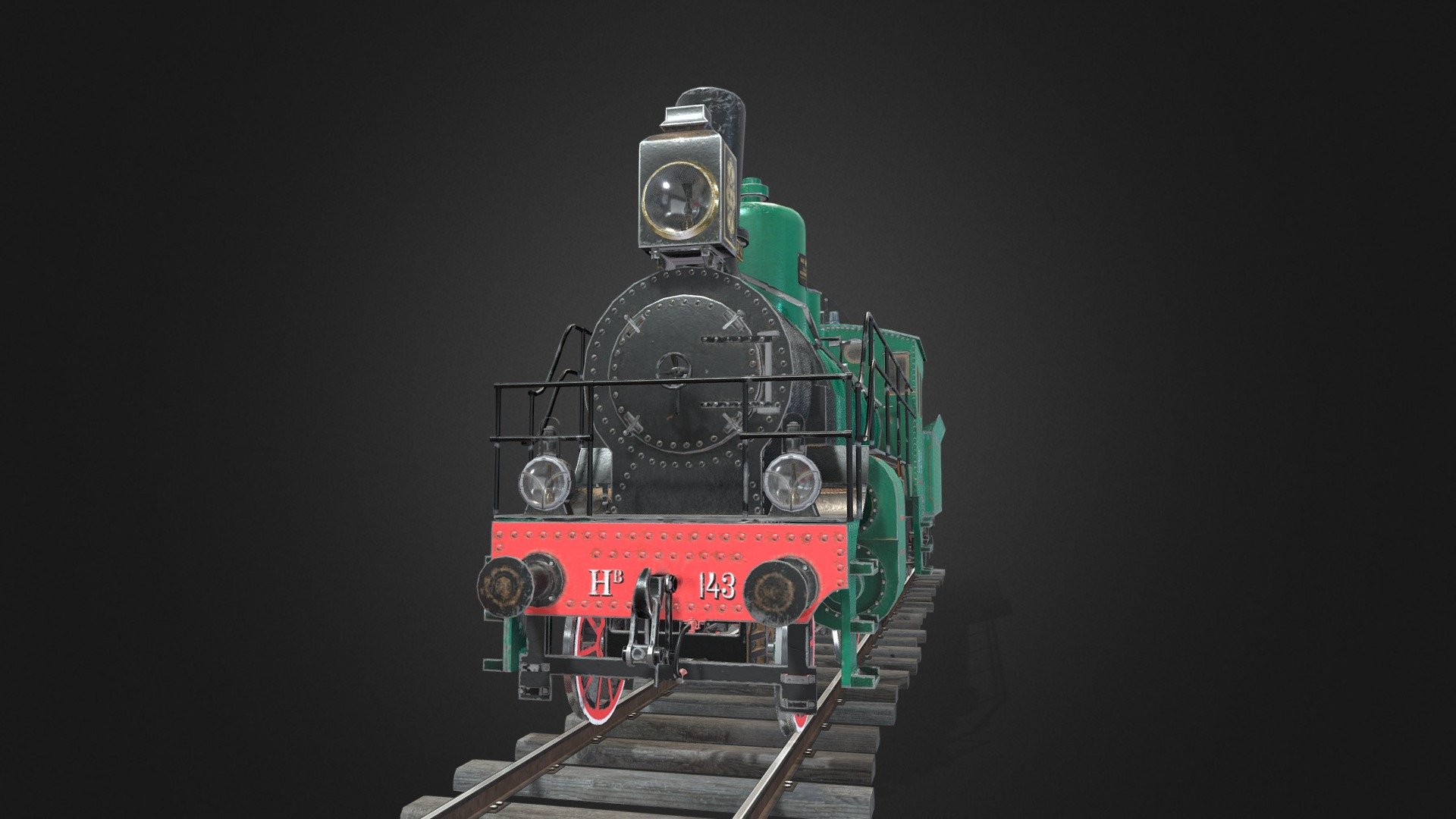 Nv steam locomotive - 3D model by Oleg Khorkov (@khorkov.oleg) [2e4a29e ...