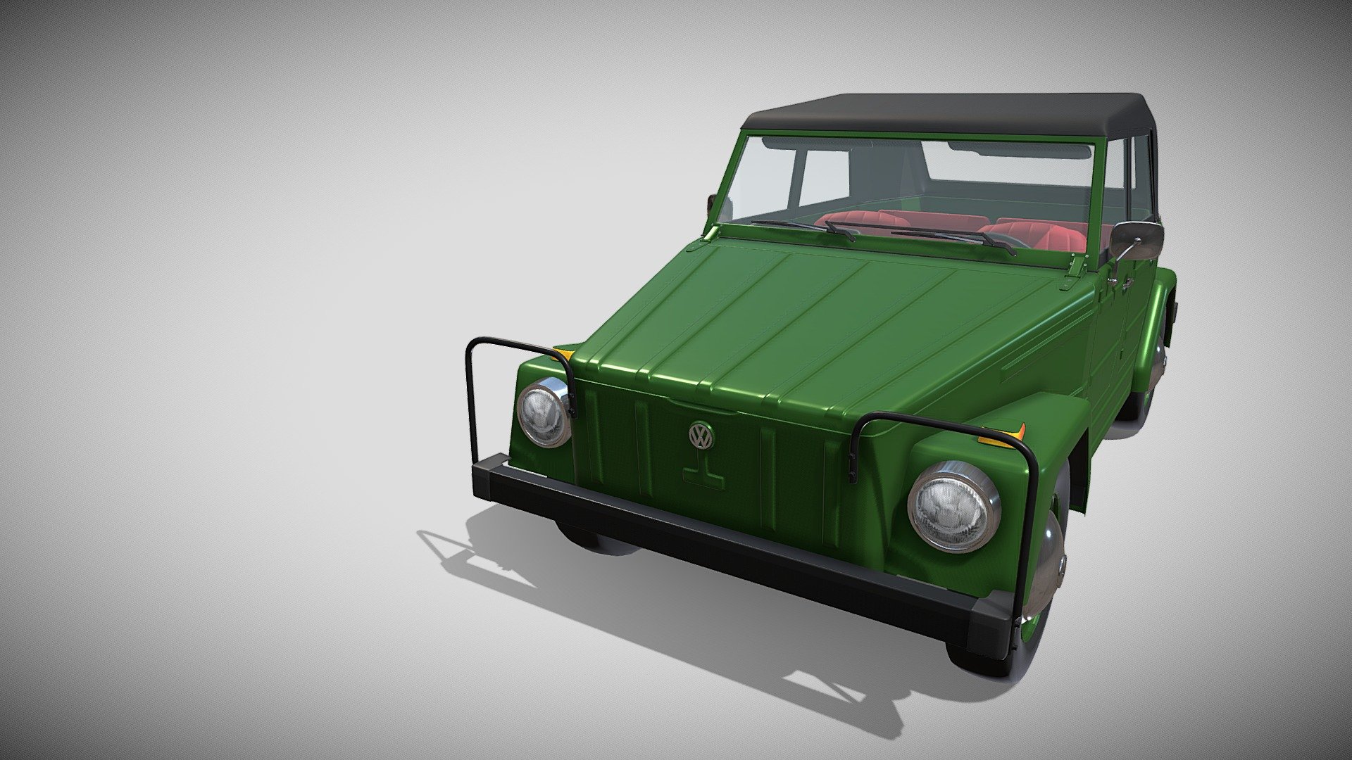 VW Type 181 with interior top up - Buy Royalty Free 3D model by ...