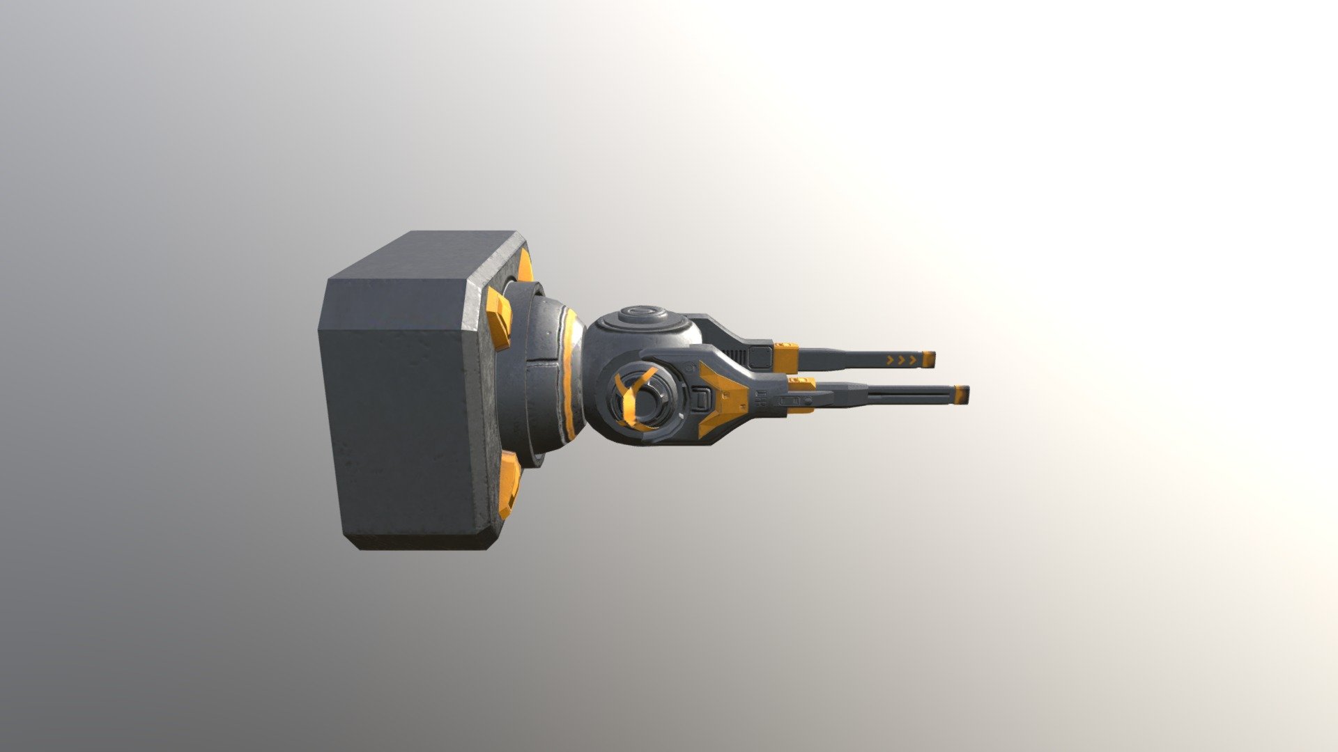 Turret - 3D model by kafizov [2e4a5e9] - Sketchfab