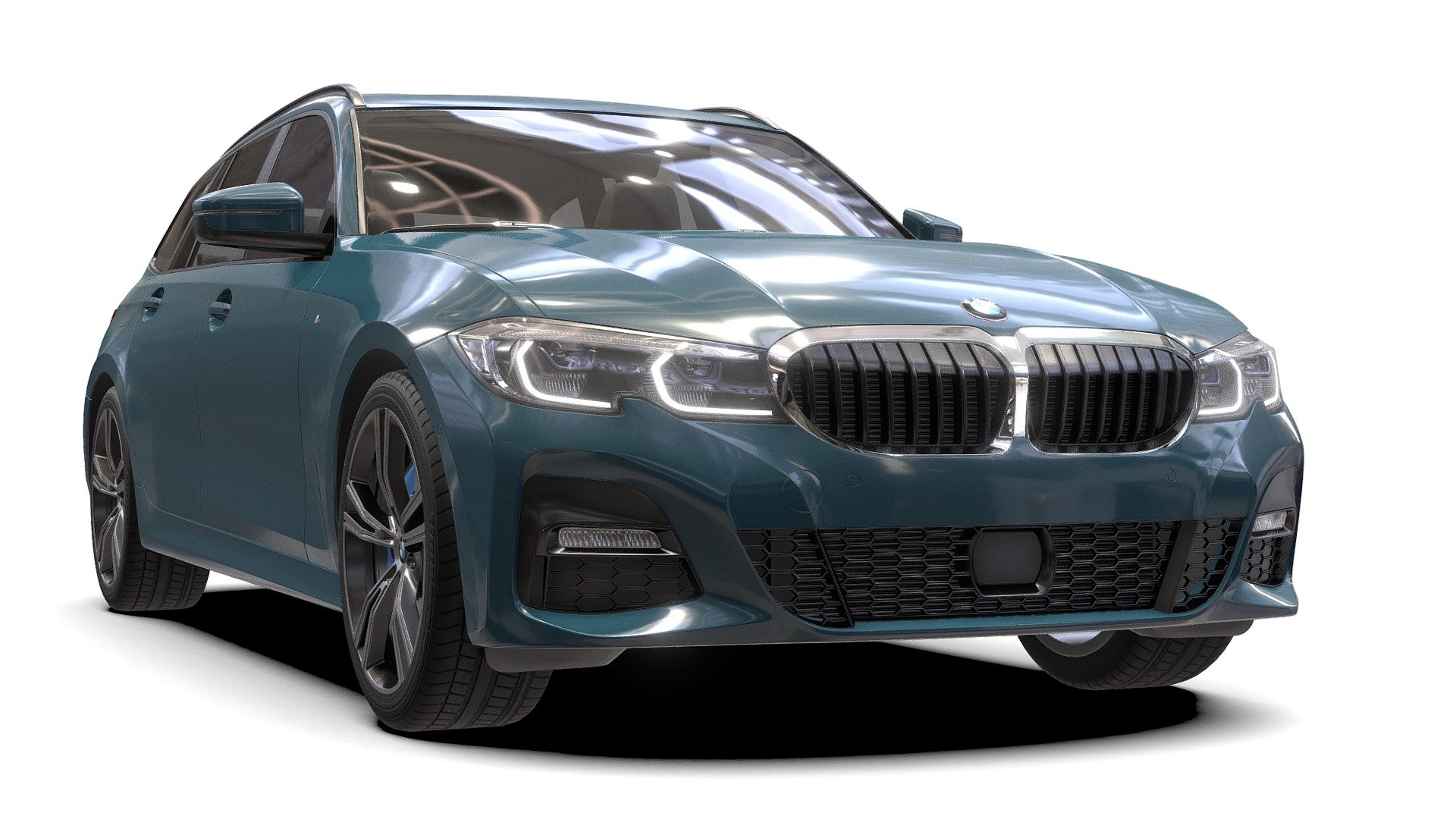 BMW 3er Touring M-pack g21 2020 - 3D model by autoactiva [2e4ac74 ...
