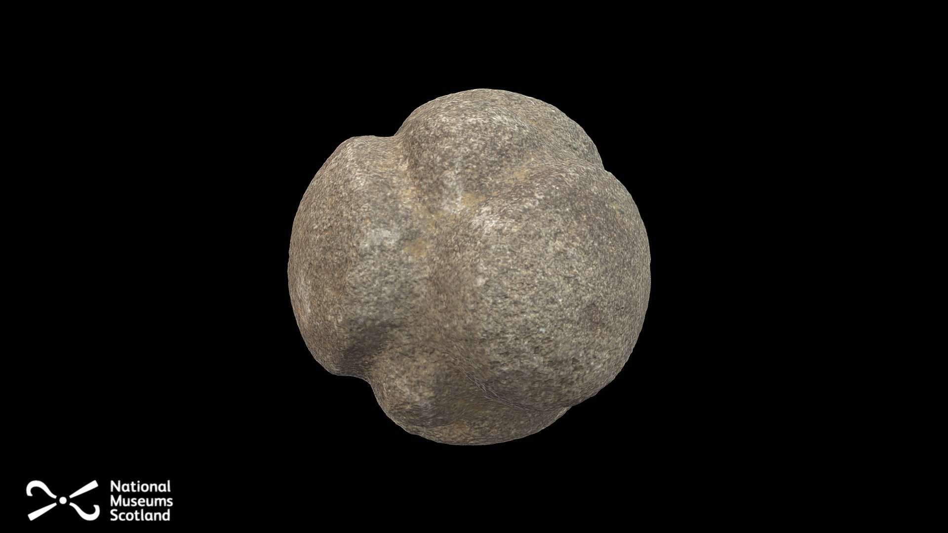 Carved stone ball, Udny, Aberdeenshire - 3D model by National Museums ...
