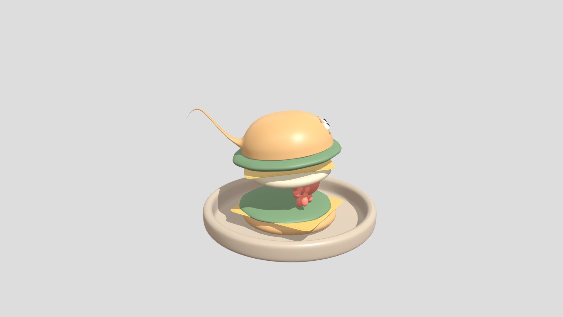Horseshoe krabby patty - 3D model by selinaying88 [2e4b1d7] - Sketchfab