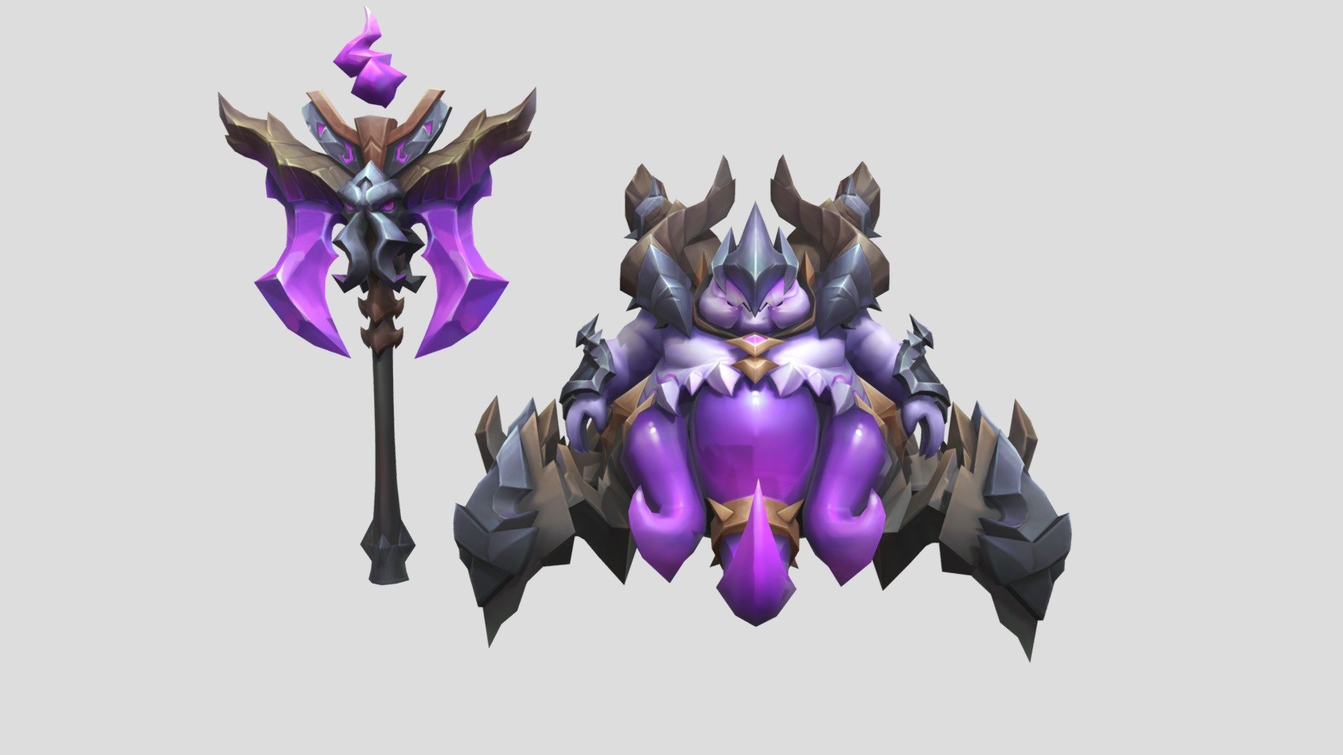 Hand-painted 3D model of the Night Bug Demon - 3D model by ...