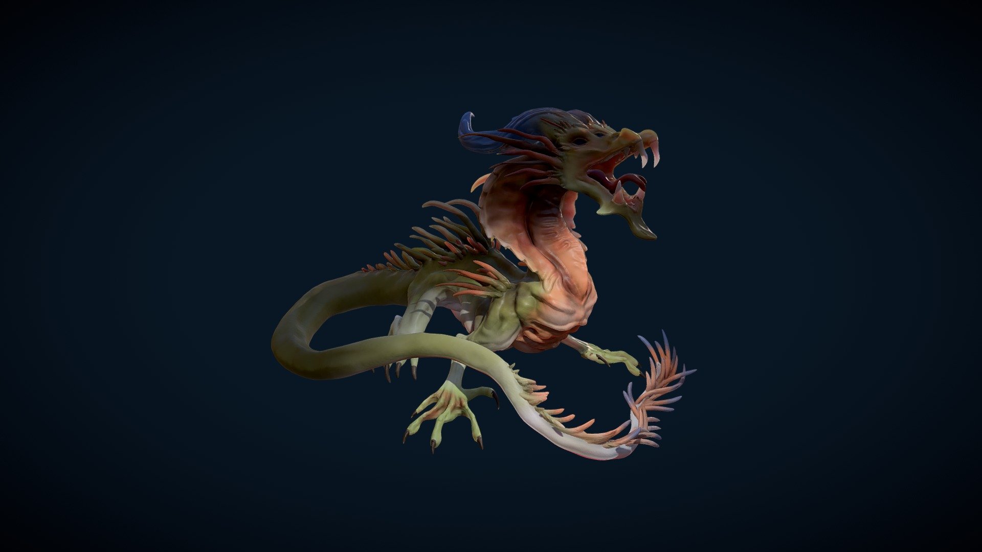 Monster - 3D model by mulm [2e4c643] - Sketchfab