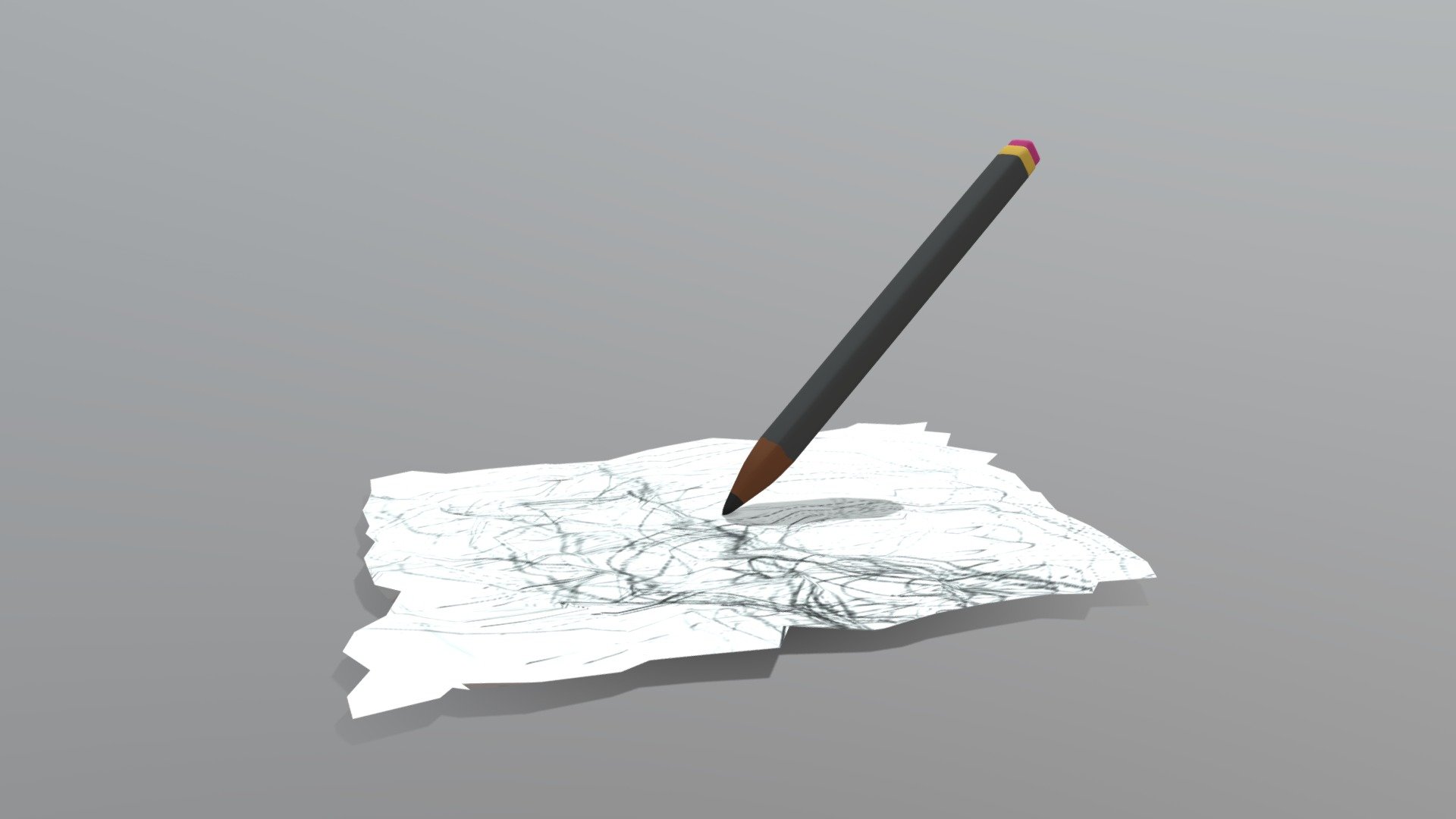 School Pencil Writing Animation - Download Free 3D model by Dimitri ...