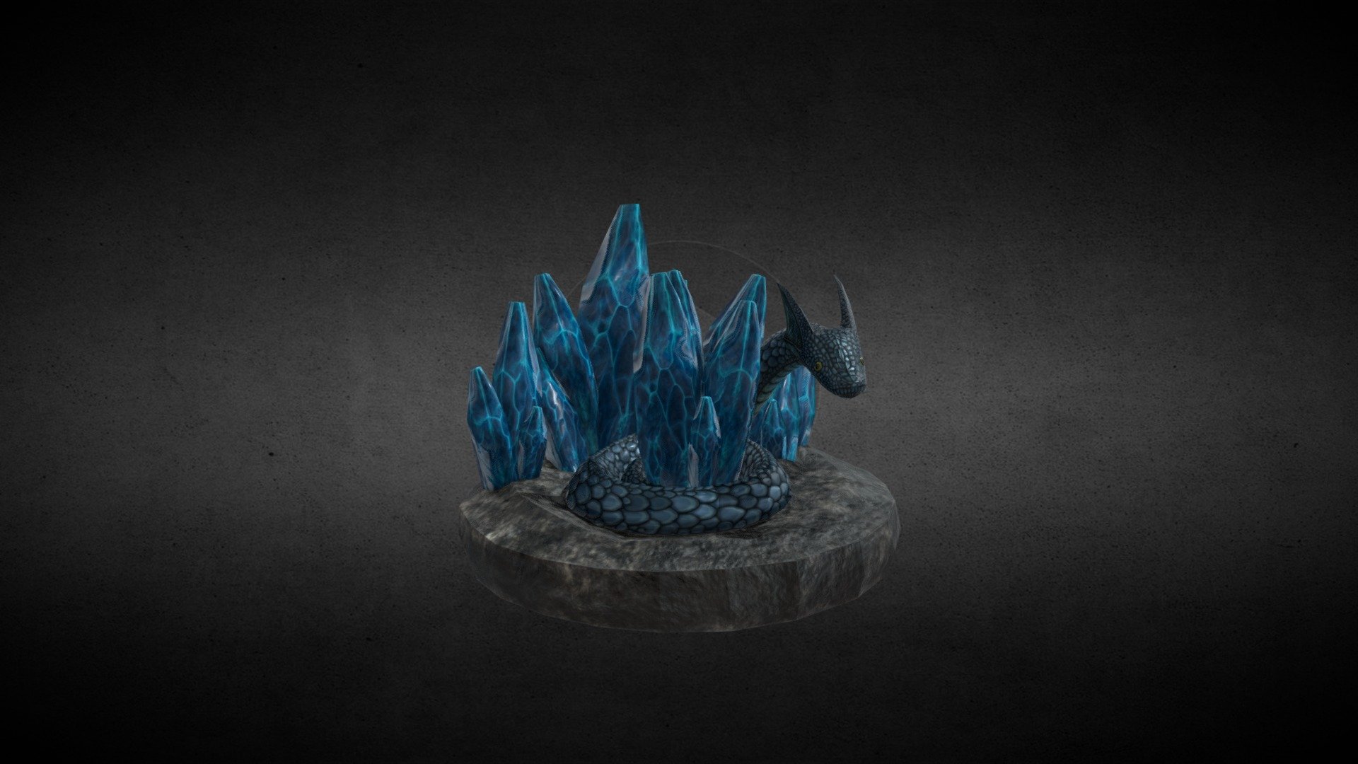 Crystal Snake - 3D model by Thessera (@katarinastene) [2e4e8ca] - Sketchfab