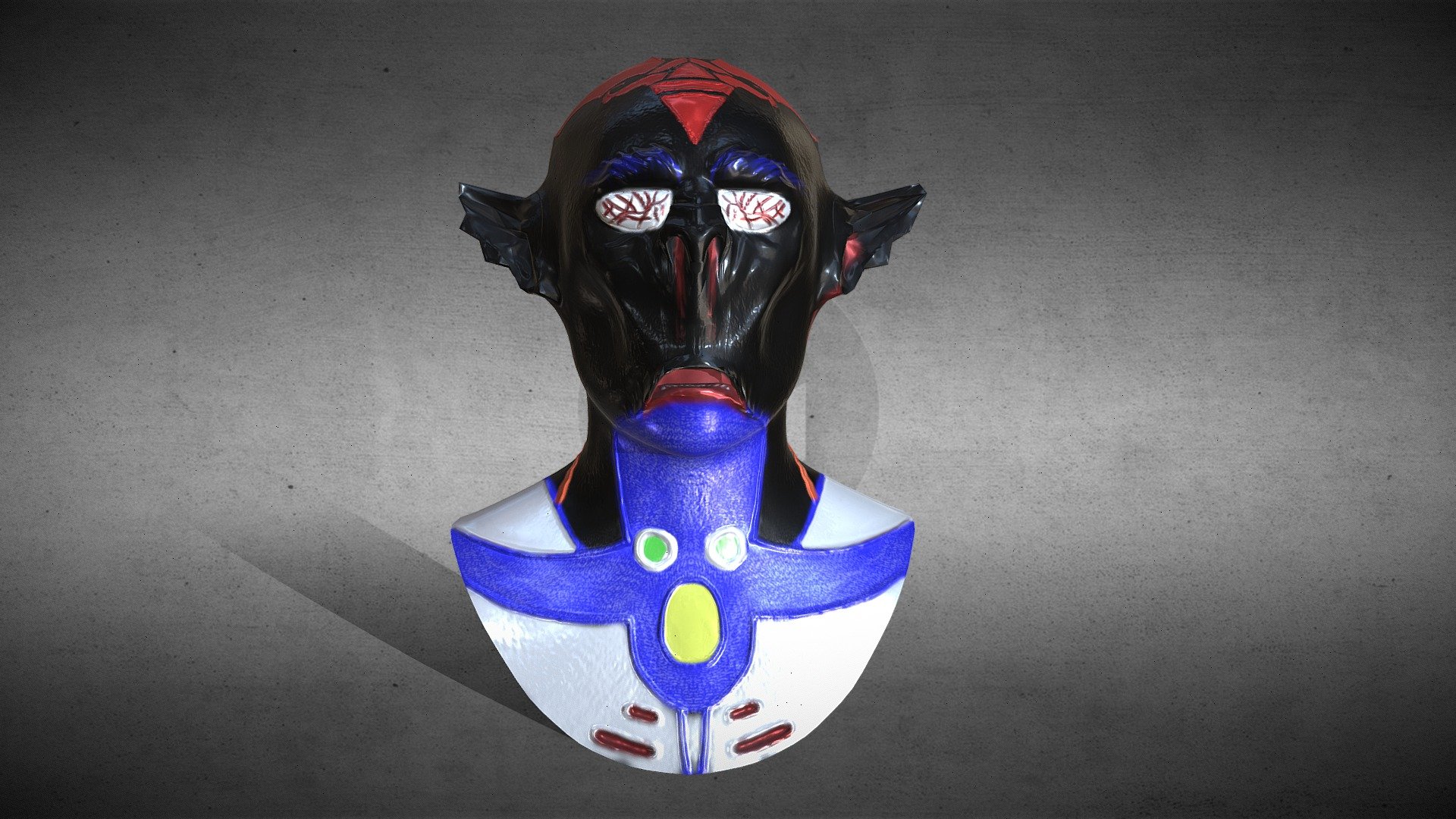 Alien extraterrestre - 3D model by miks.16 [2e4eaec] - Sketchfab