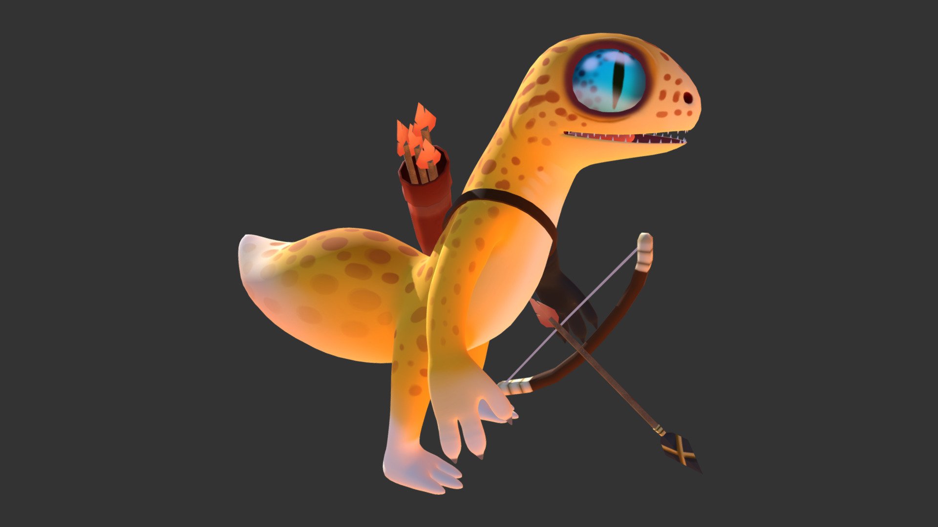 Lizard Archer - 3D model by Ryan Kennedy (@Rocky401) [2e51b72] - Sketchfab
