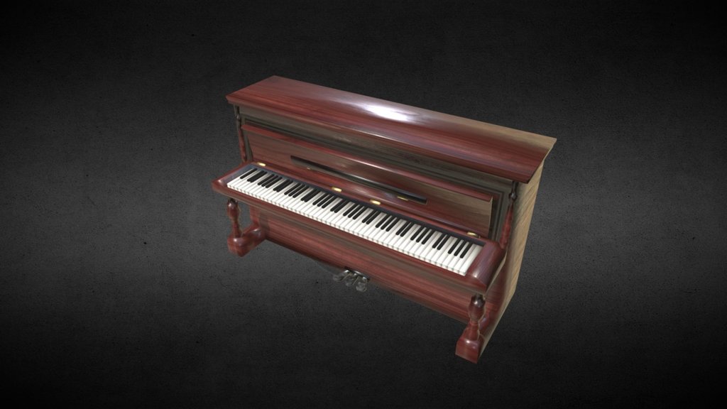 Classic Piano - 3D model by LunarCultStudios [2e51fcc] - Sketchfab