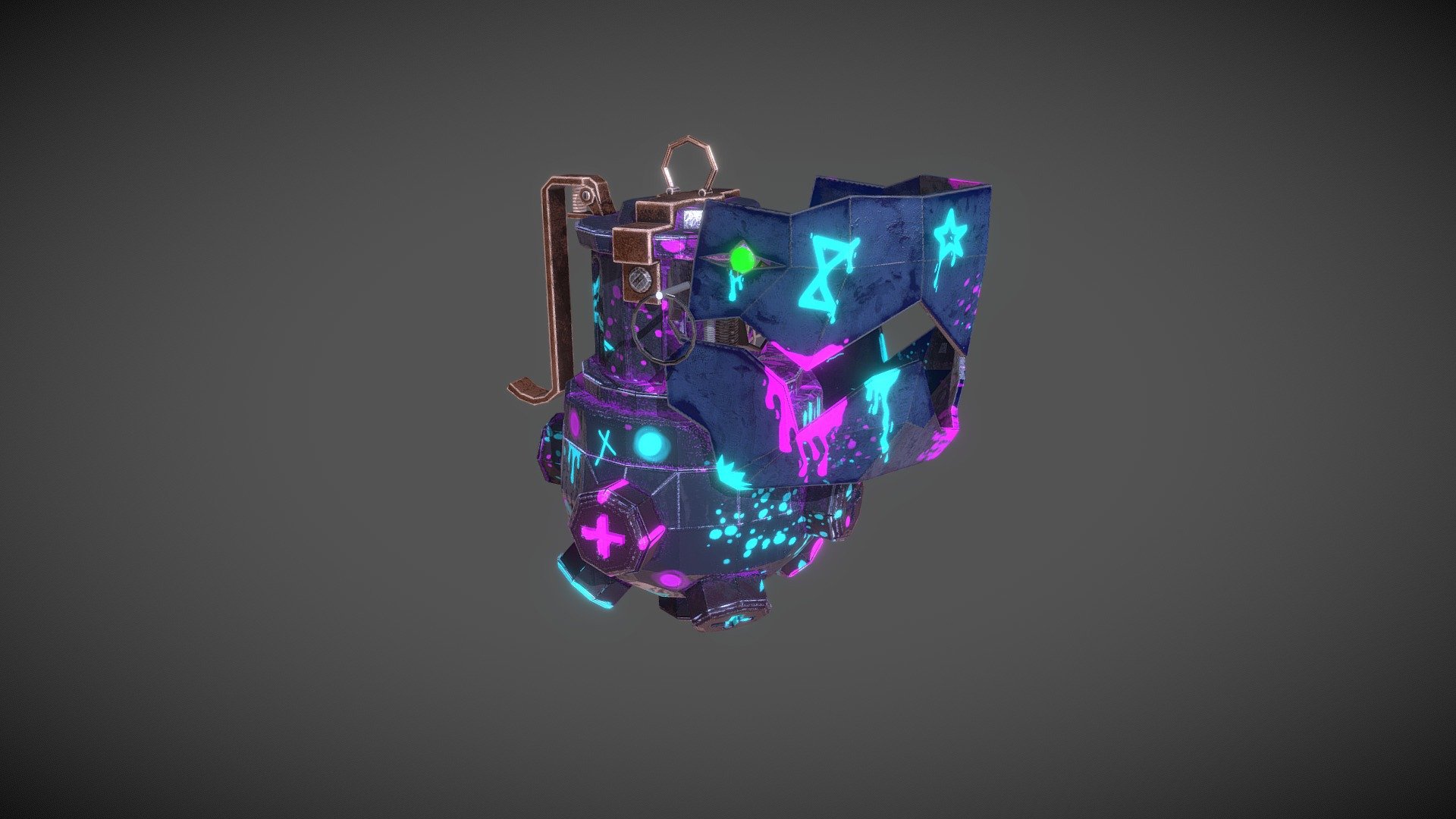 Jinx Grenade - 3D model by Vanessa Apa (@Vandelyn_) [2e521d2] - Sketchfab