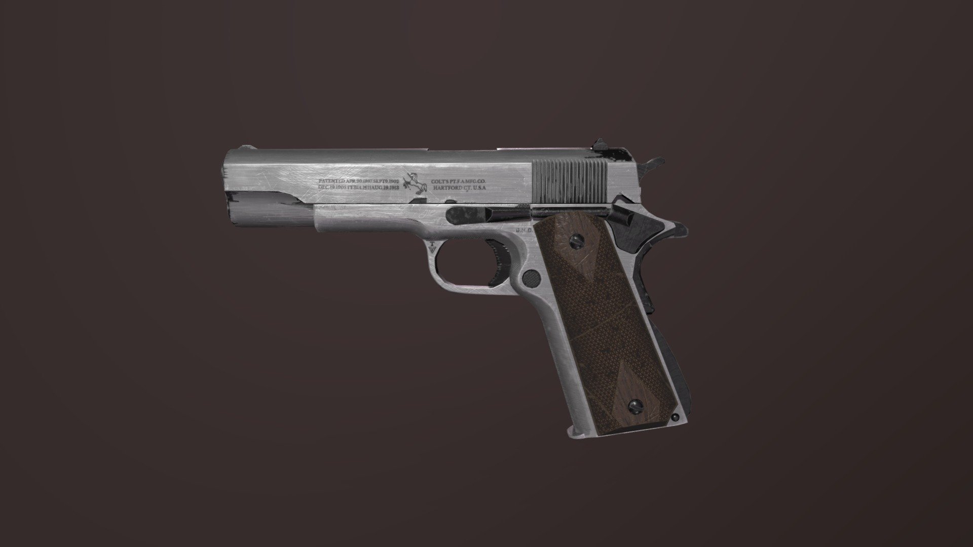 M1911 - 3D model by sijie (@hansijie) [2e54477] - Sketchfab