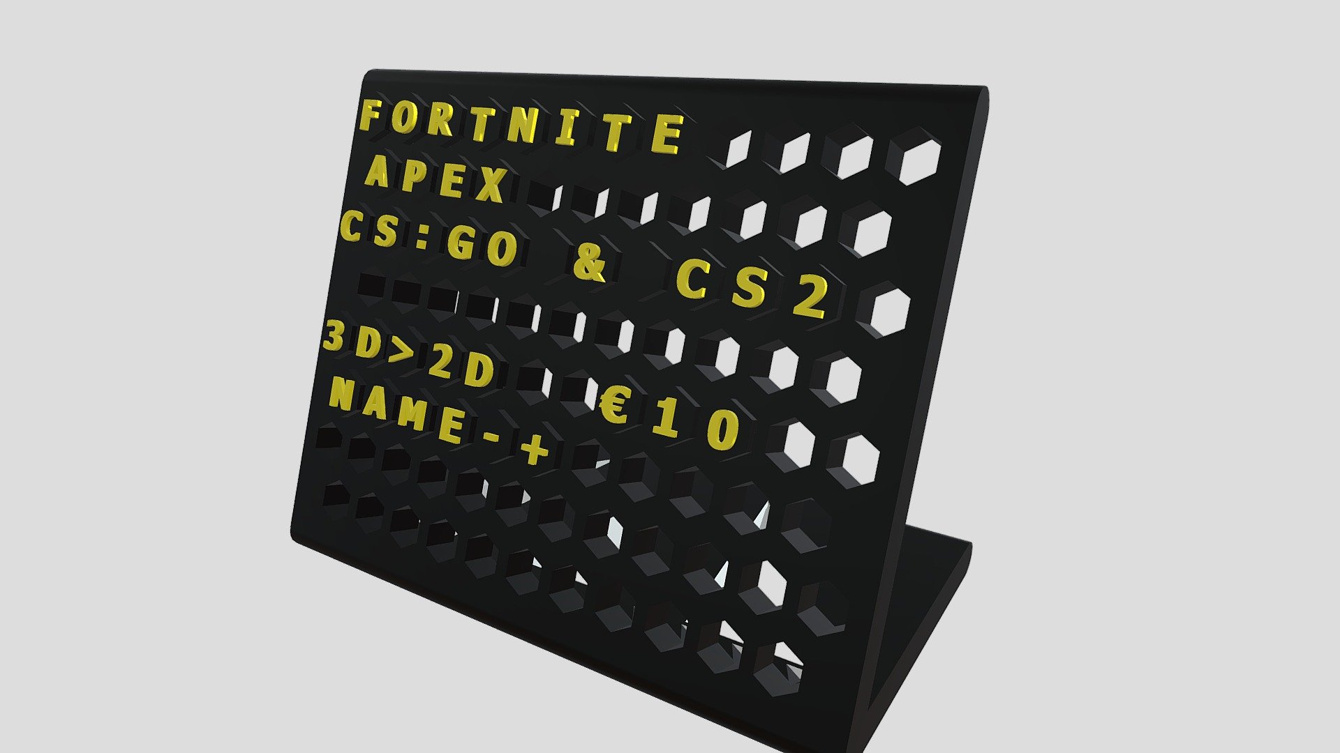Customizable Letter Board - Download Free 3D model by tahaD [2e54fe8 ...