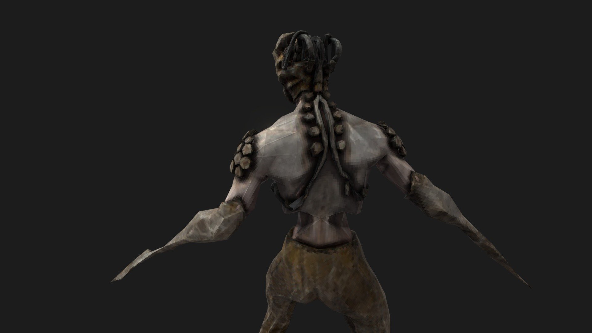 Decraniated (Low Poly Retro Pixel) - Download Free 3D model by KallMor ...
