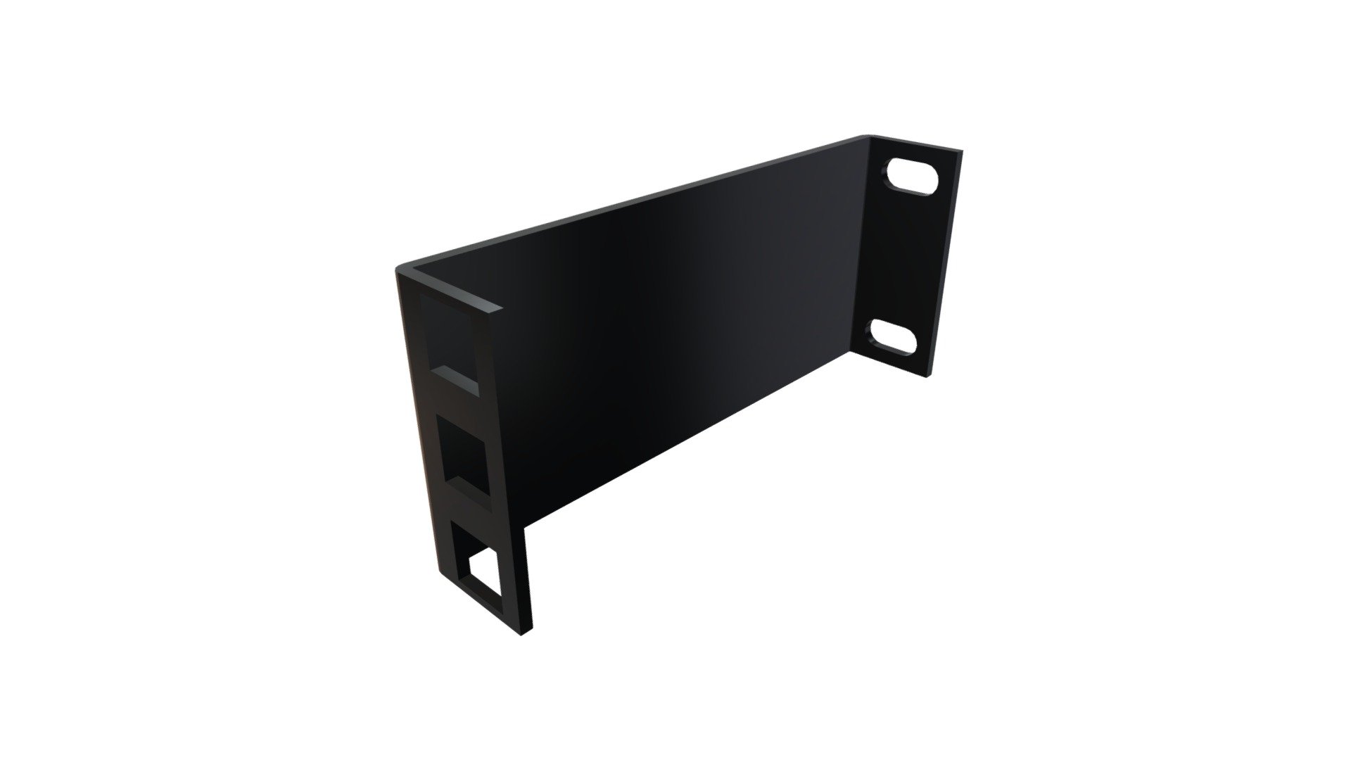 1RU Recess Bracket - 3D model by cavicom (@ASI) [2e56739] - Sketchfab