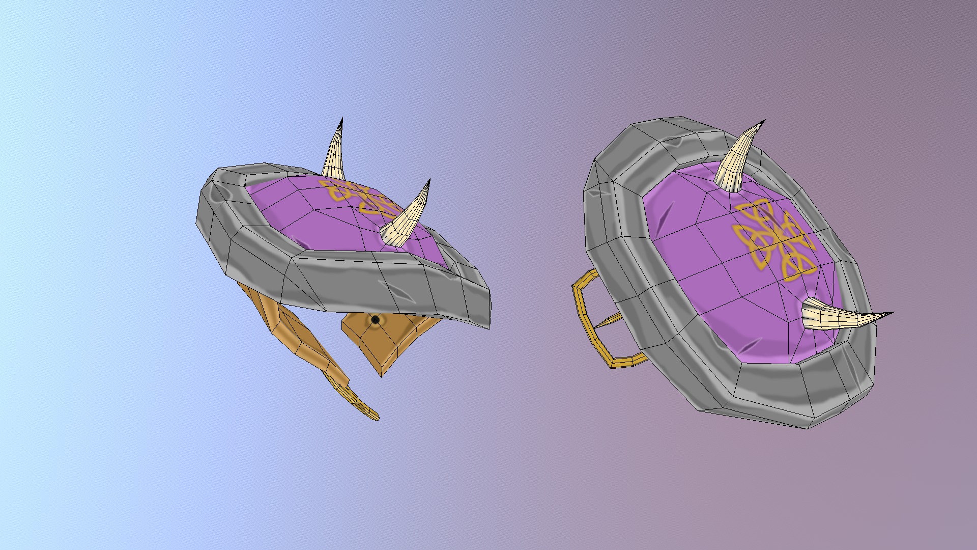 Stylized pauldrons - 3D model by NathanOB3D [2e571c3] - Sketchfab