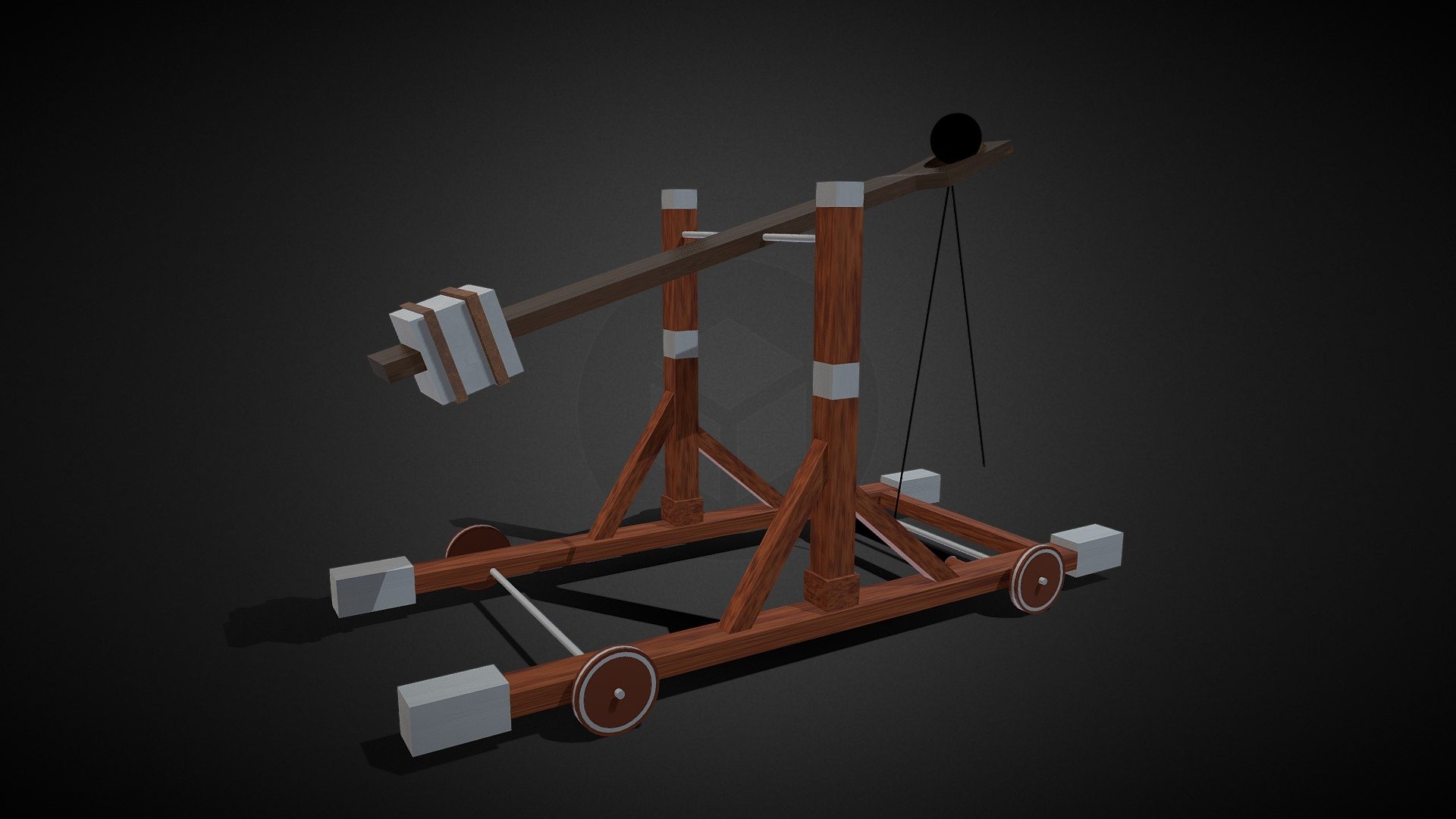 Catapult 3D Model - Download Free 3D model by Akshat (@shooter24994 ...