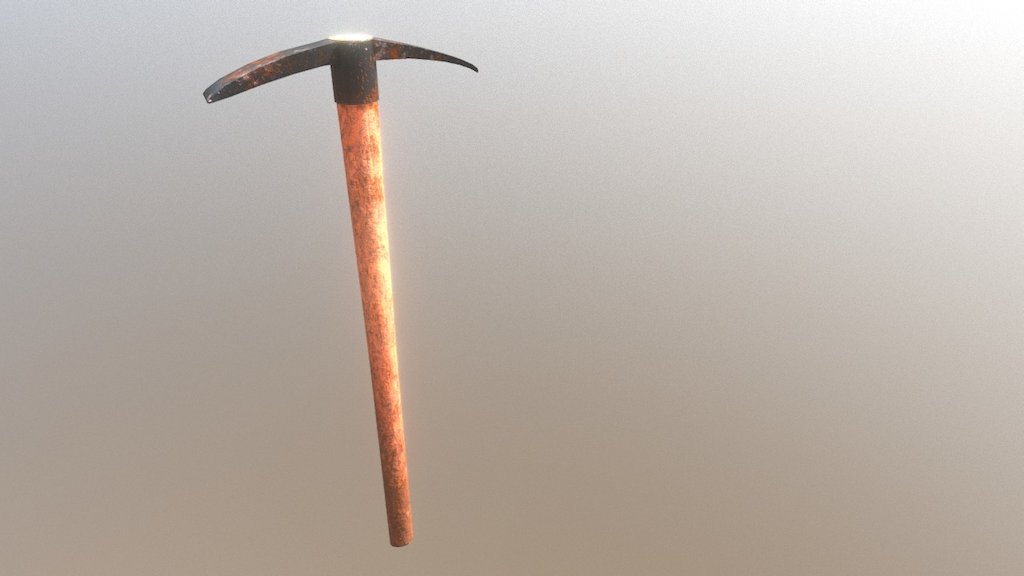 PickAxe Low Poly - Game Ready - 3D model by Dario Ban (@NeoWick ...