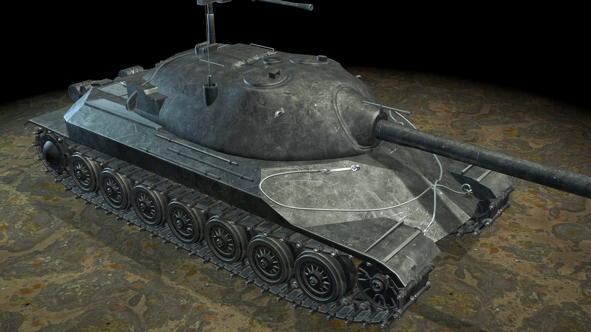Tank JS-7 - 3D model by seola_dms [2e595d7] - Sketchfab