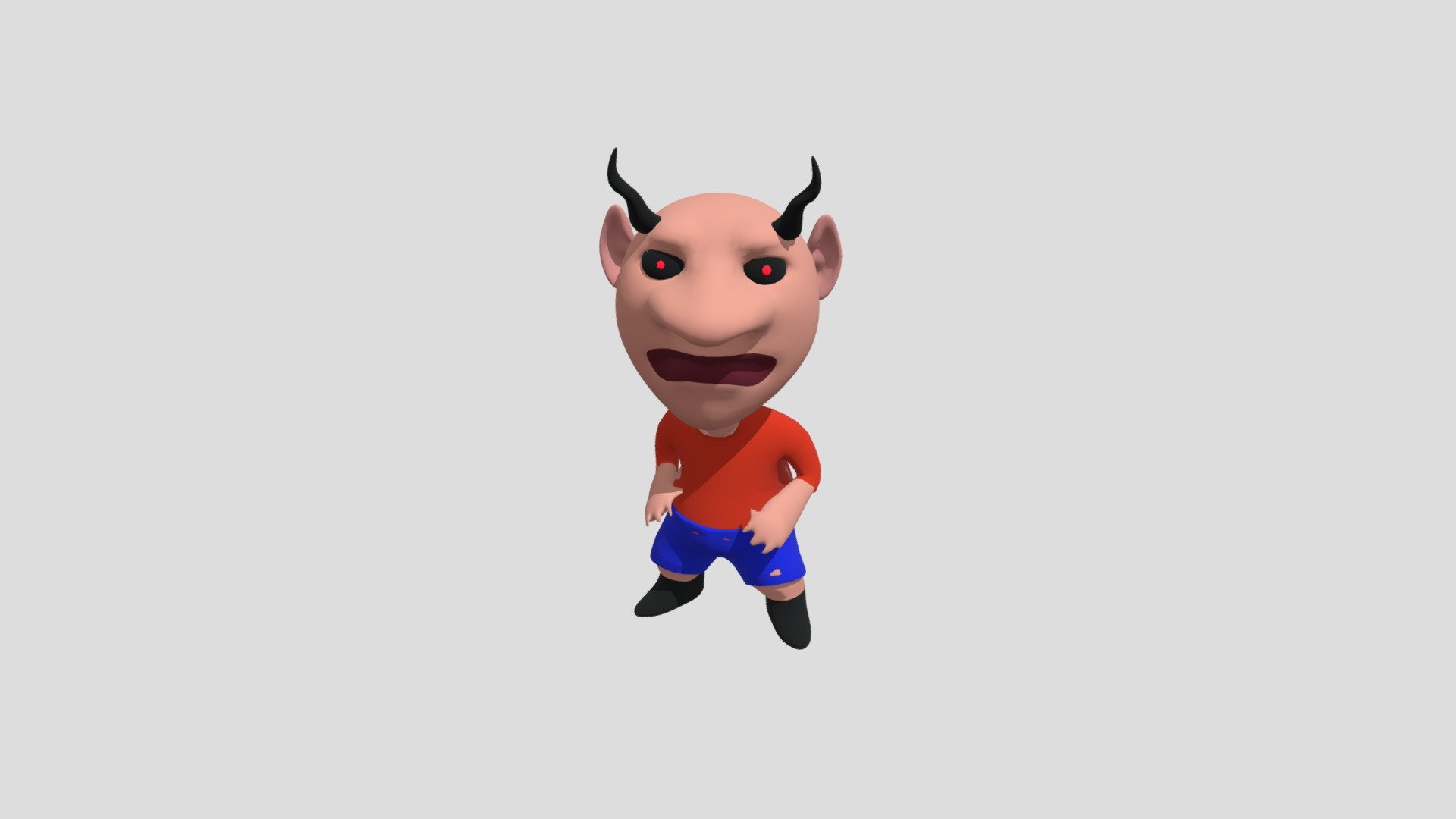 demon kid attack - 3D model by elcontemporaneojoan [2e5a1f8] - Sketchfab