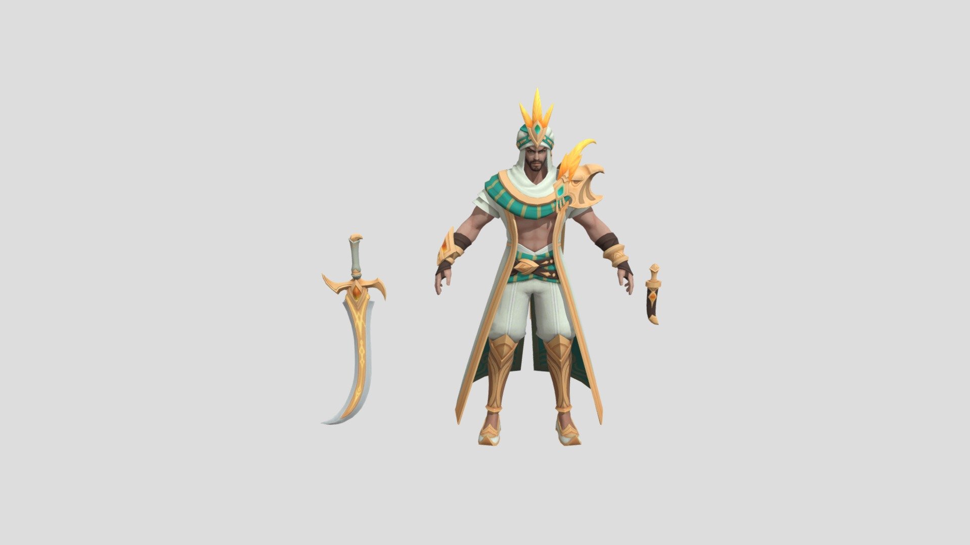 Khaleed Desert Scimitar Download Free 3d Model By Clear Pisyuu Clearpisyuu 2e5a53f