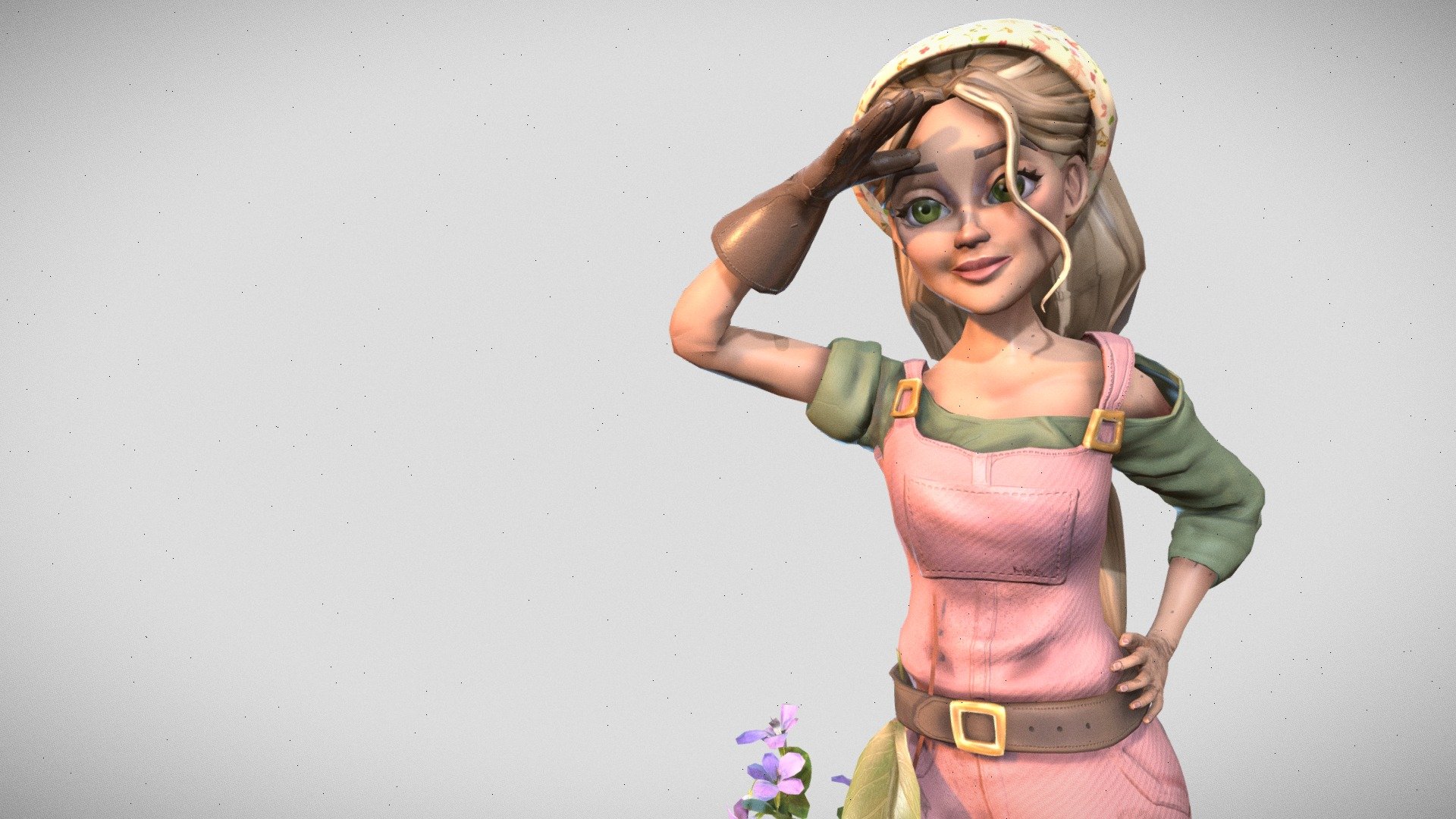 Botanist "Nilou" – Character Modelling Project - 3D model by aendromeda ...