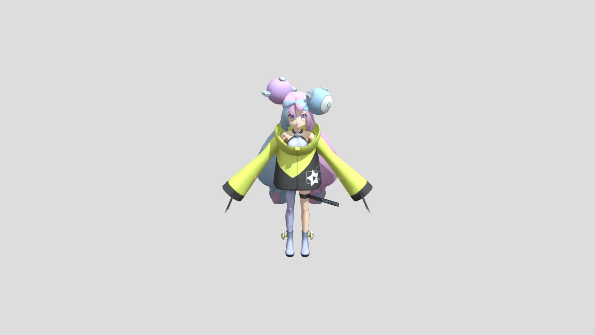 Iono Pokemon - Download Free 3D model by Mex (@philliptj11) [2e5afb1 ...