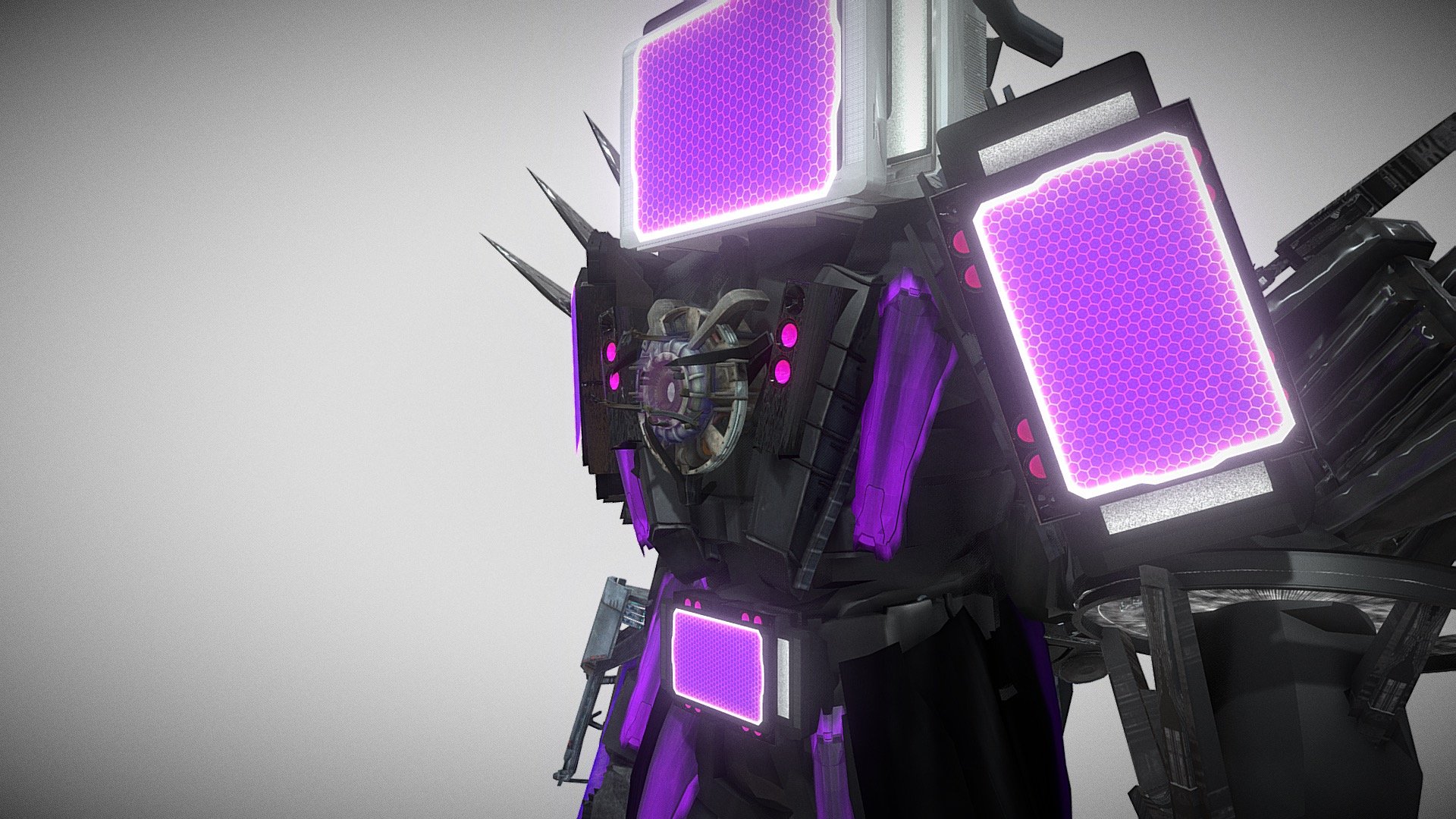 Titan Cinemaman battle armor - Download Free 3D model by Skibidi_boom6 ...