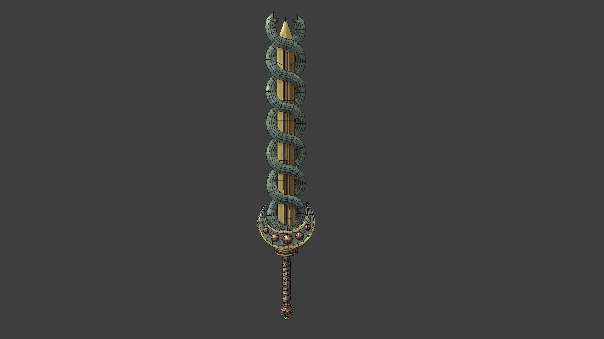 Longsword Low Poly- Very Hi Resolution - Download Free 3D model by ...