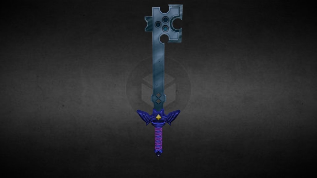 Master Keyblade - 3D model by William Monnat (@wmonnat) [2e5c297 ...
