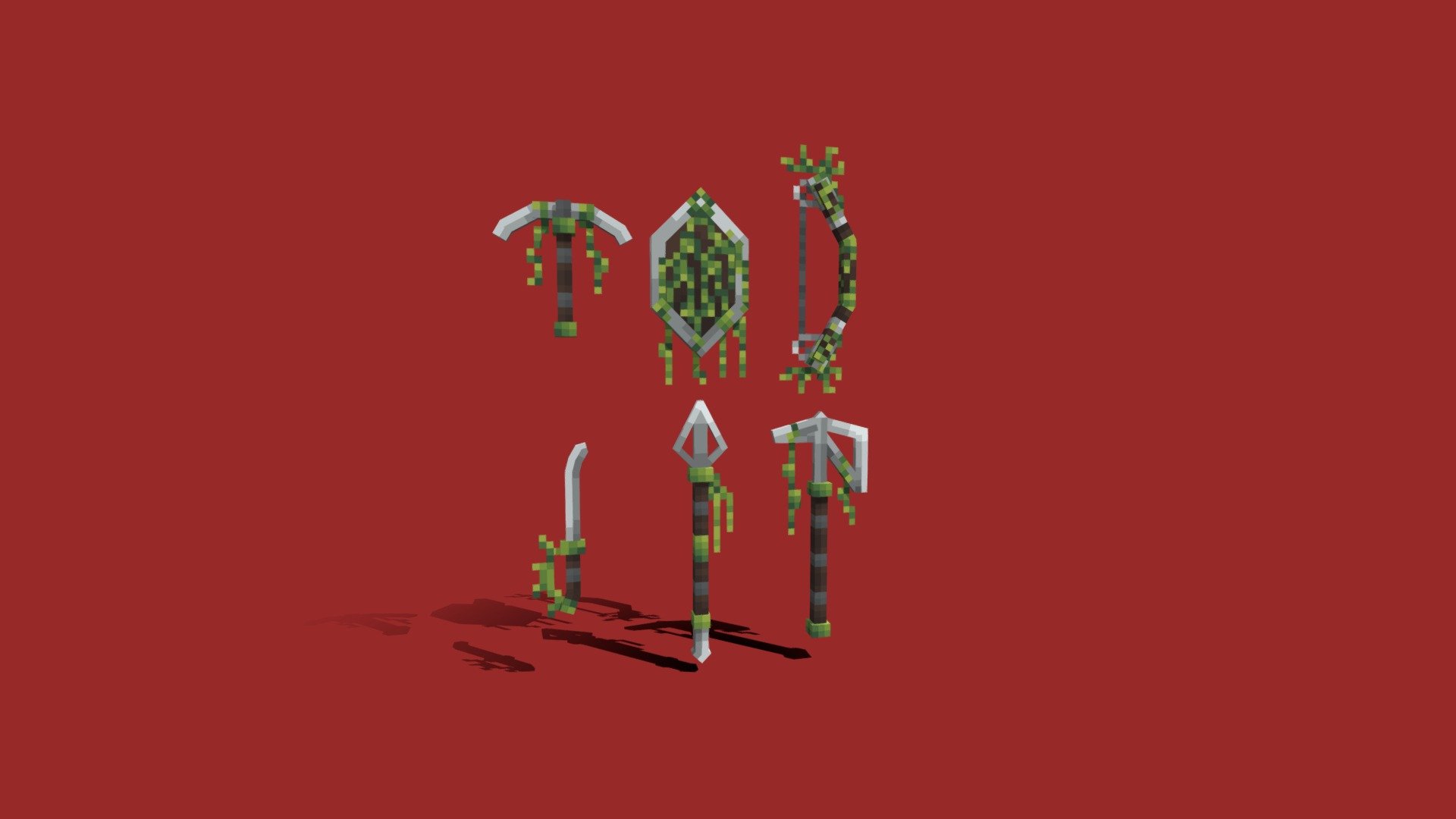 Leaf weapons set - 3D model by FuZzy_ [2e5c7d1] - Sketchfab