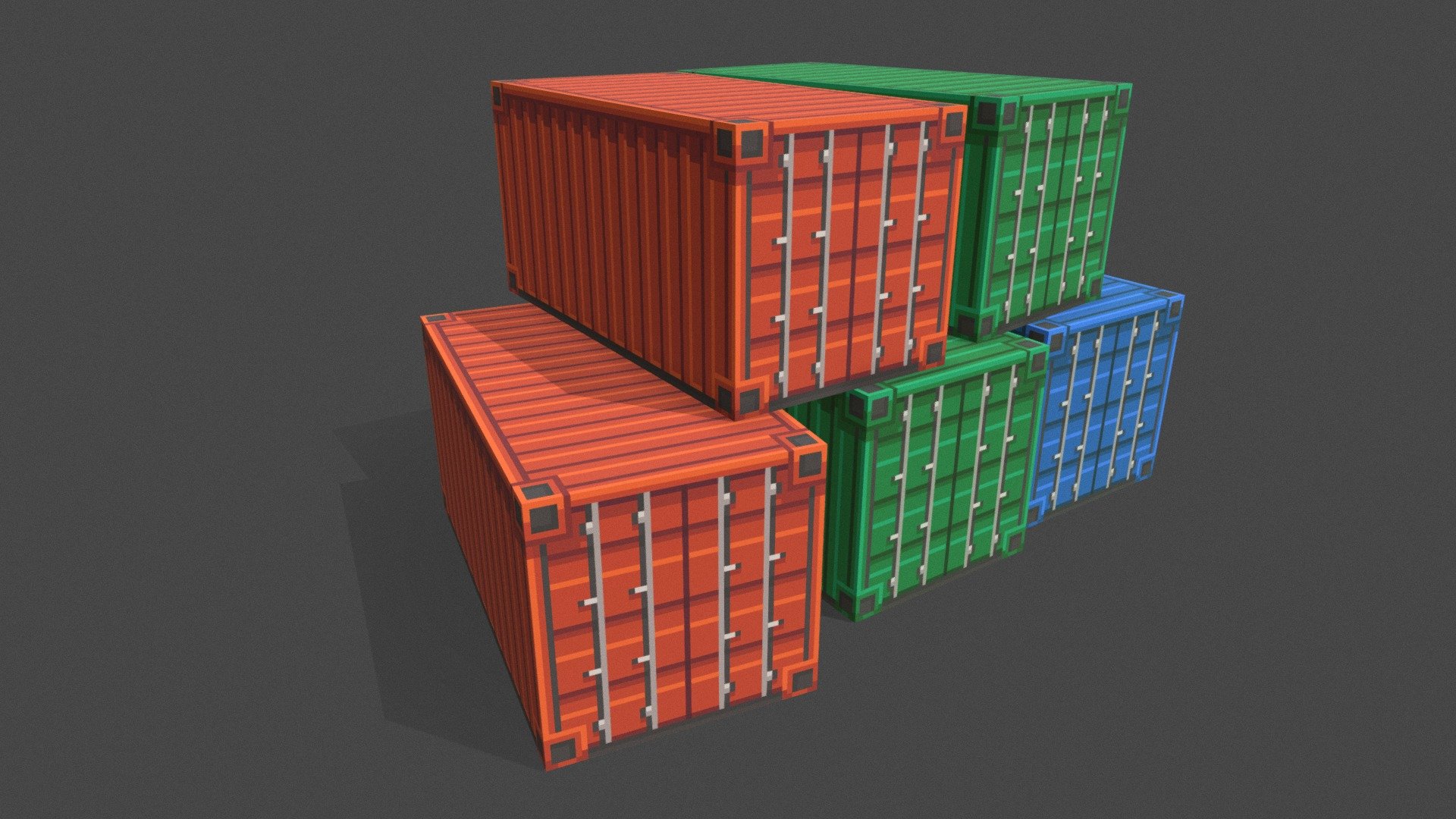 Containers - 3D model by Chris Graph (@chrisgraph) [2e5e00d] - Sketchfab