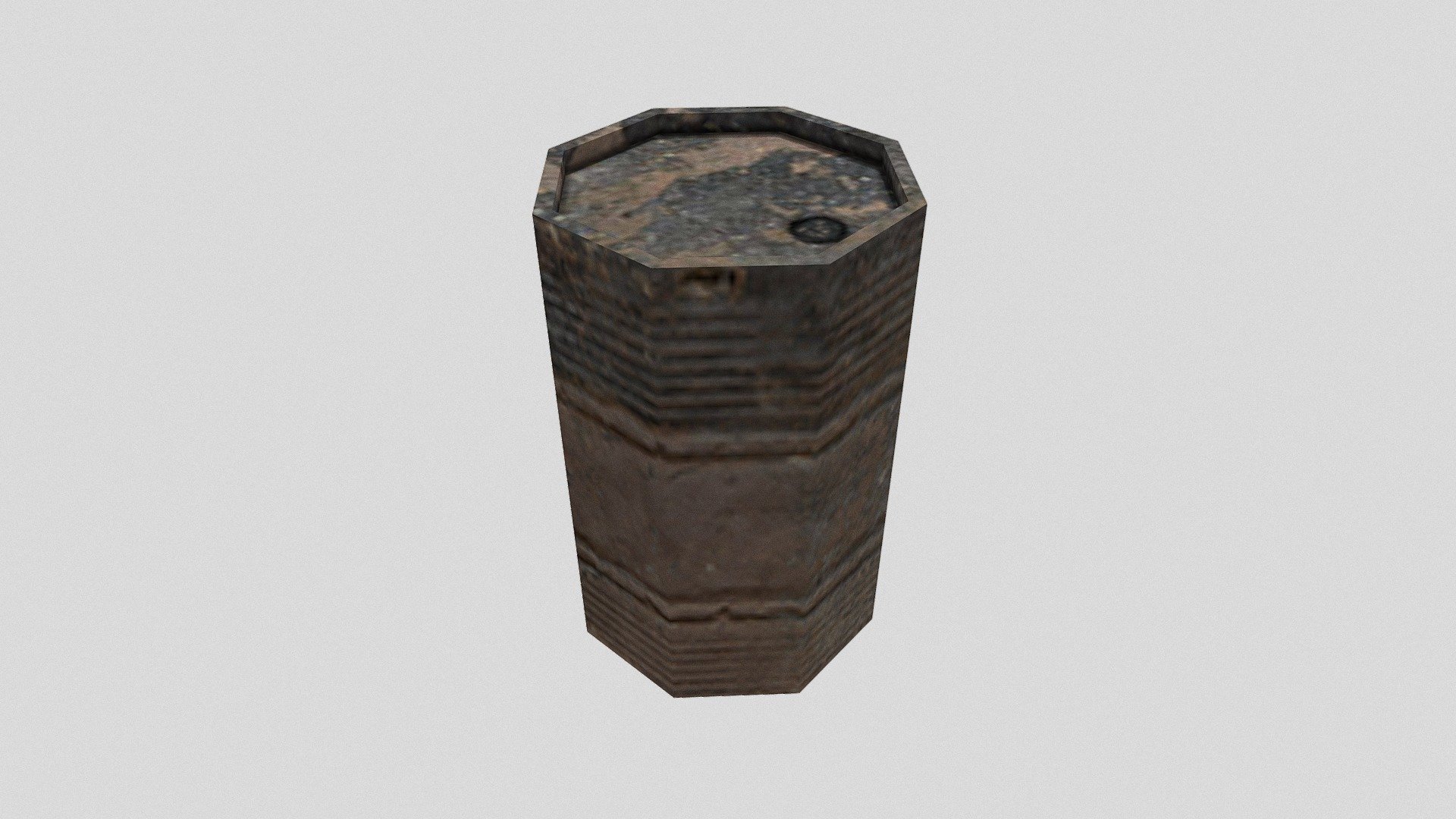 PS1 Style Metal Barrel - Download Free 3D model by Falxxx [2e5ead5 ...