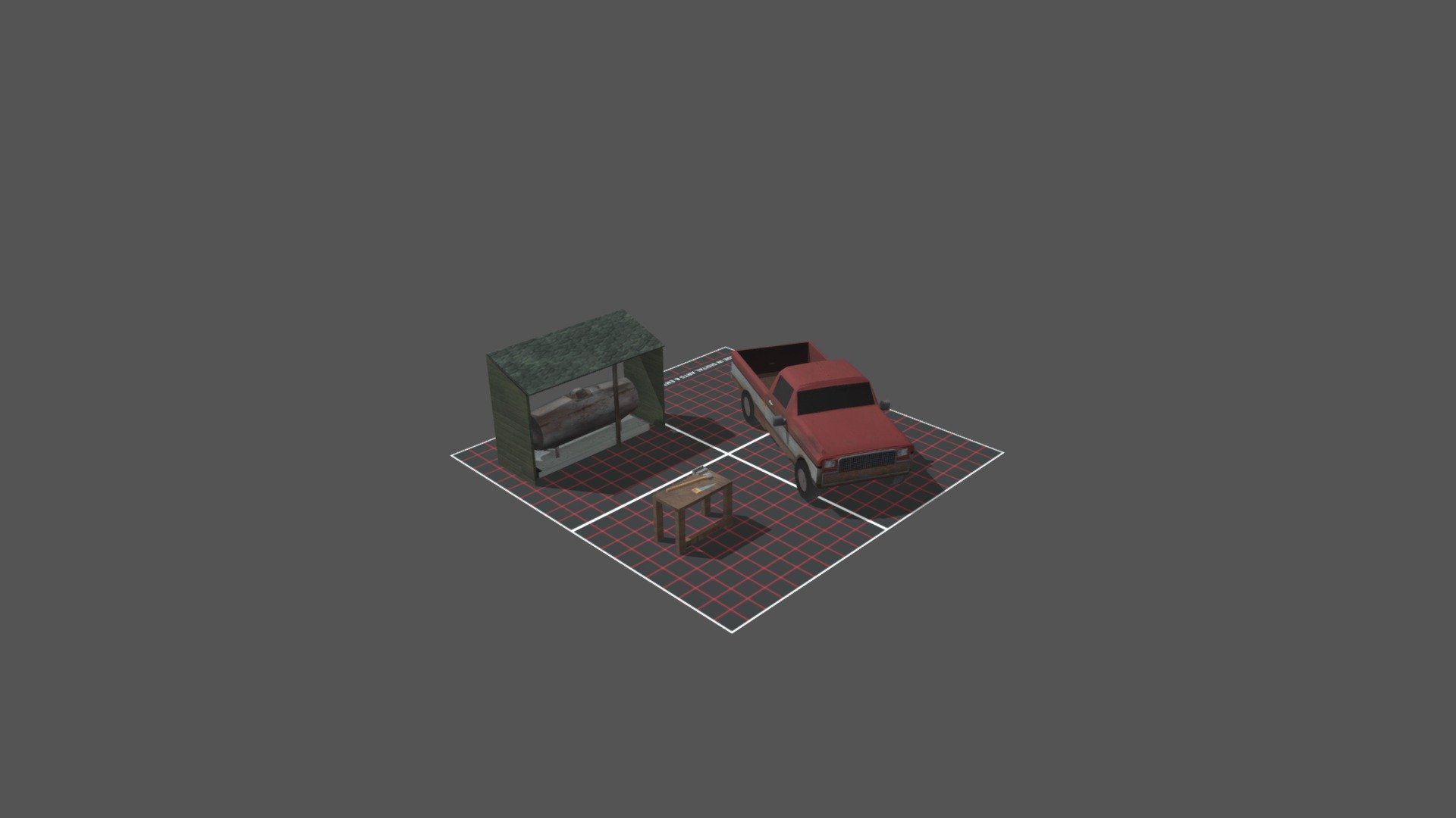 DAE 5 Finished props - Forrest Loner - 3D model by Mr_ColdRice [2e5ebb5 ...