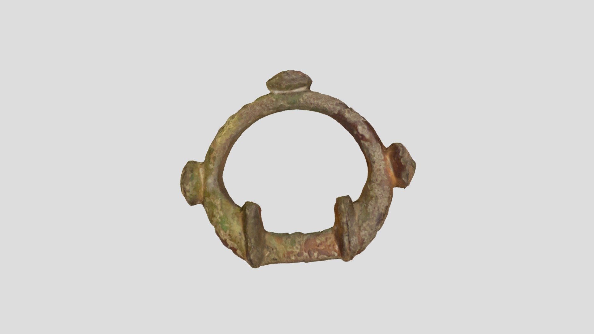 WMID-CADFF2 Iron Age Terret Ring - Download Free 3D model by ...