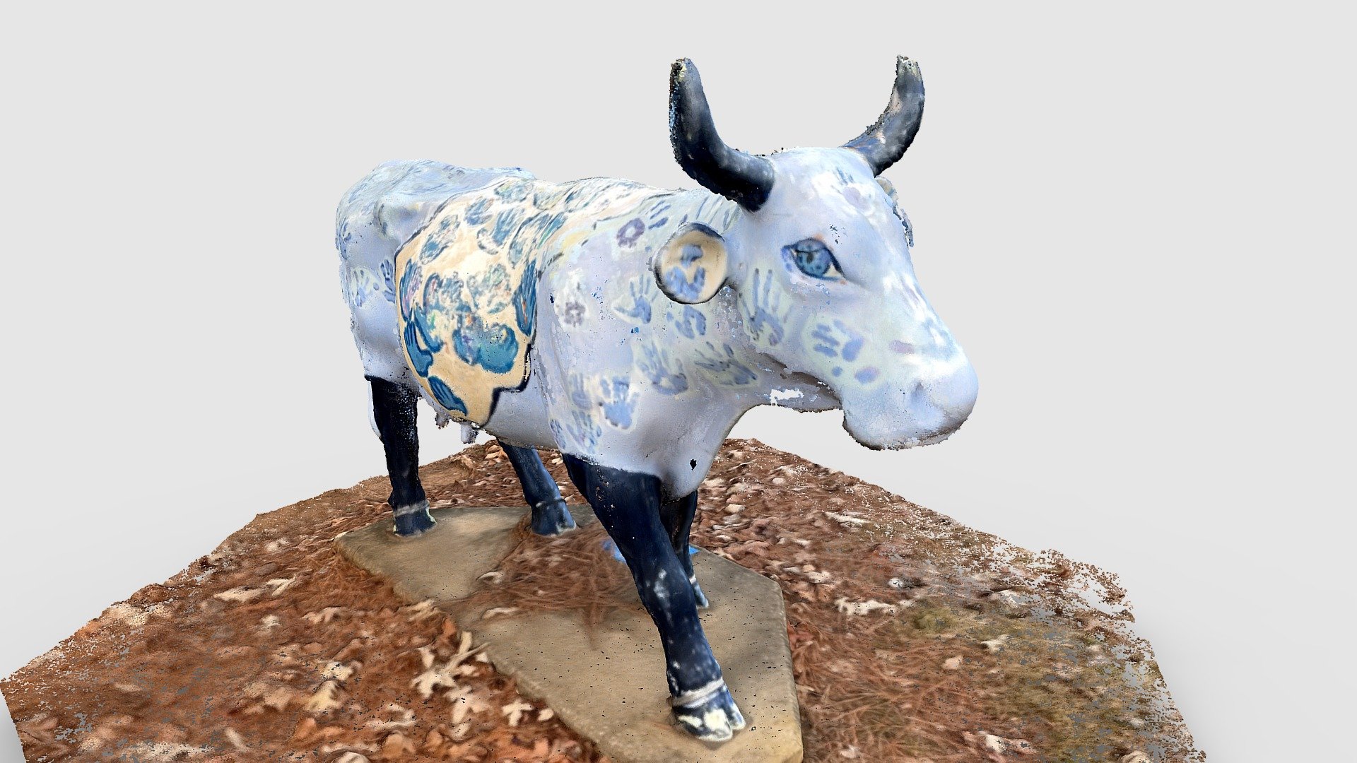 Day 25: Cow Statue - 3D model by EveryPoint [2e607f8] - Sketchfab