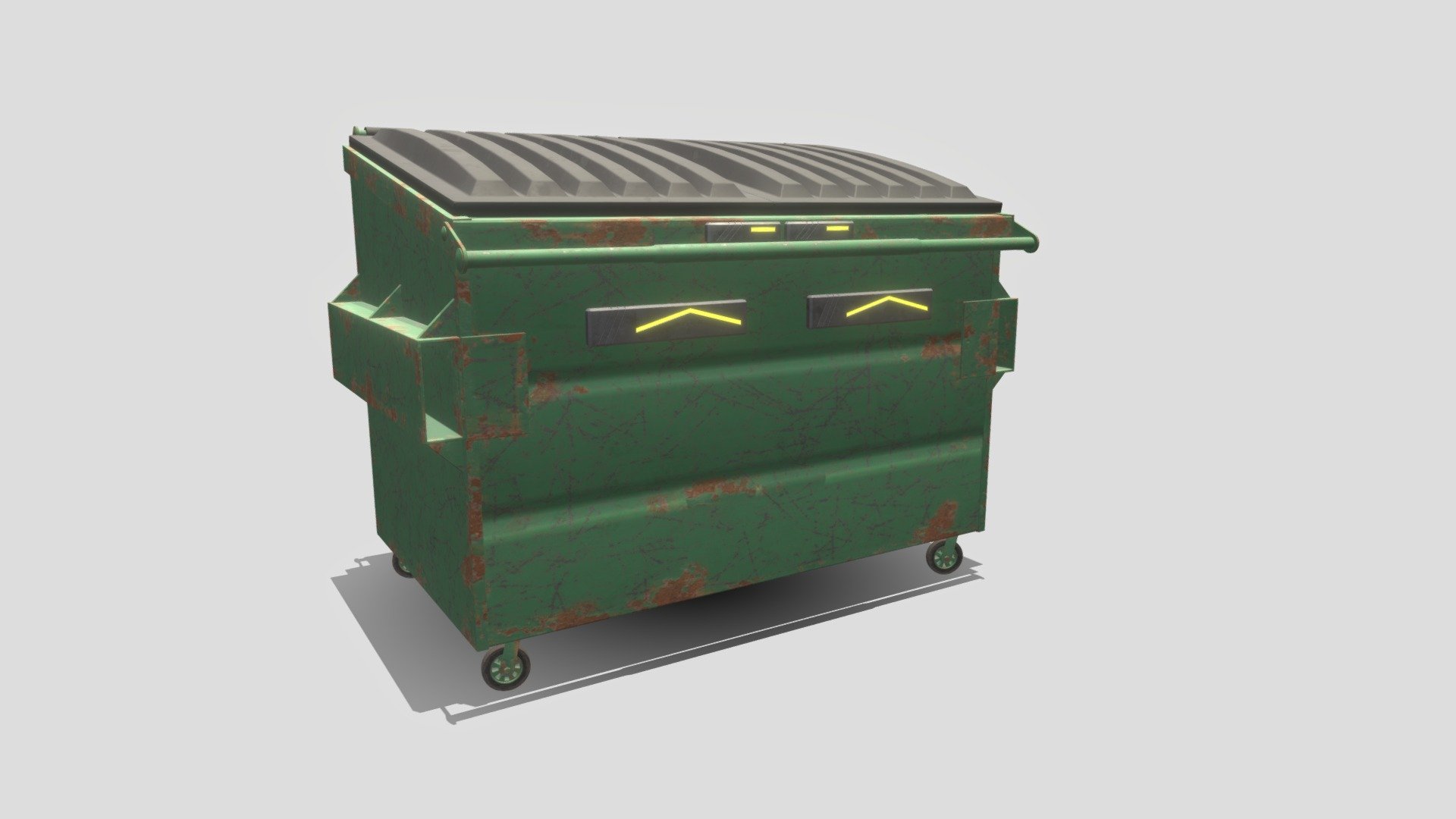 Cyberpunk Garbage Dumpster - Buy Royalty Free 3D model by kambur ...