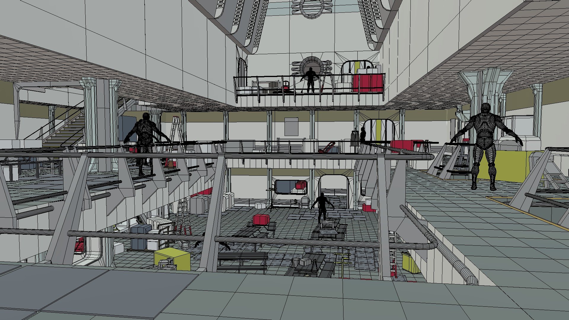 Vault 114 Blockout - 3D model by Samuasp [2e62c69] - Sketchfab