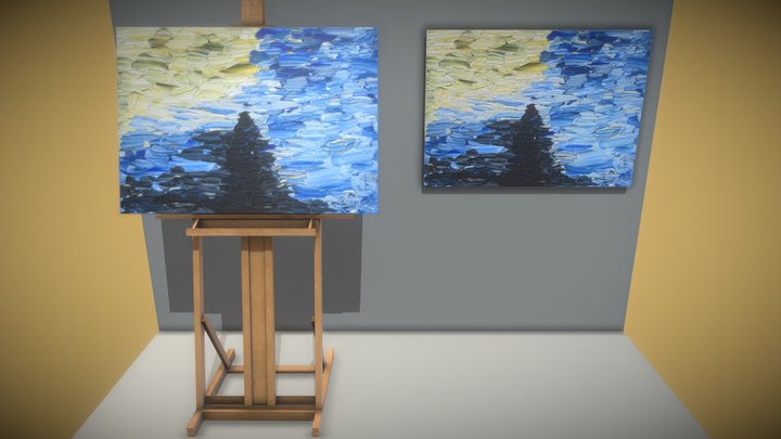 Oil-painting 3D models - Sketchfab