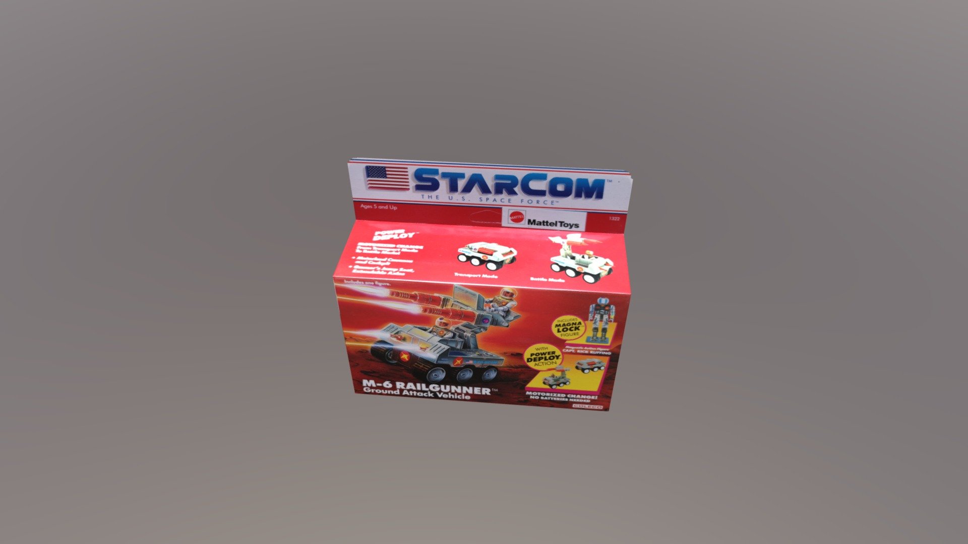 packaging from StarCom M-6 Railgunner - Download Free 3D model by ...