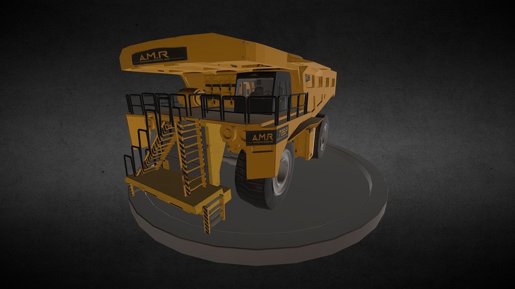 Mining Dump Truck - 3D model by Andrew Mullins (@Andy23) [2e6a9f0 ...
