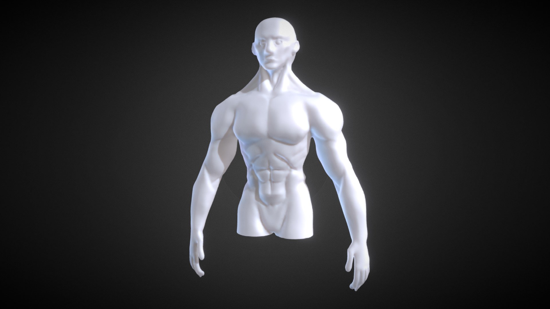 Sculptjanuary18 Day 22: "Torso male" - 3D model by As'yl (@asylbek ...