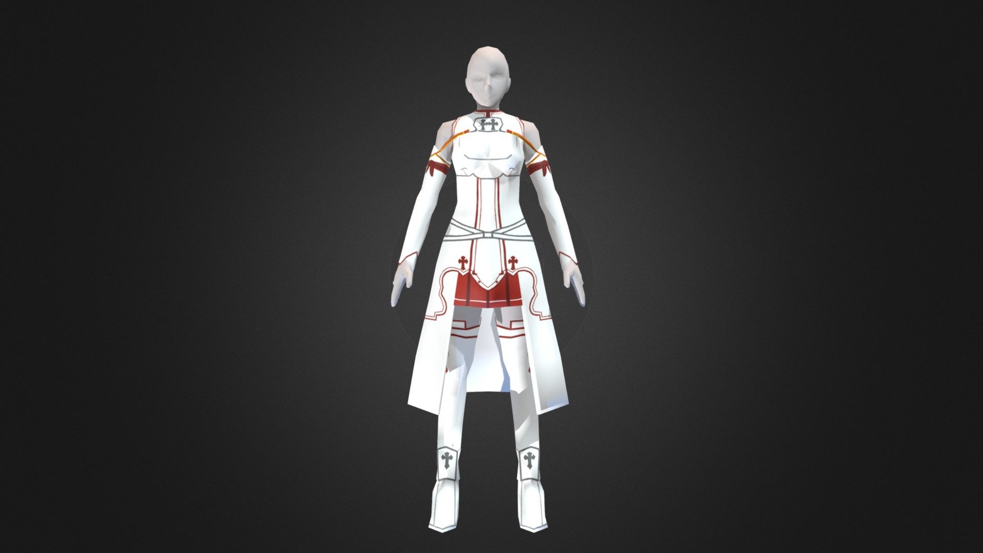 Clothing (Asuna - Sword Art Online) - 3D model by Stigia Studio ...