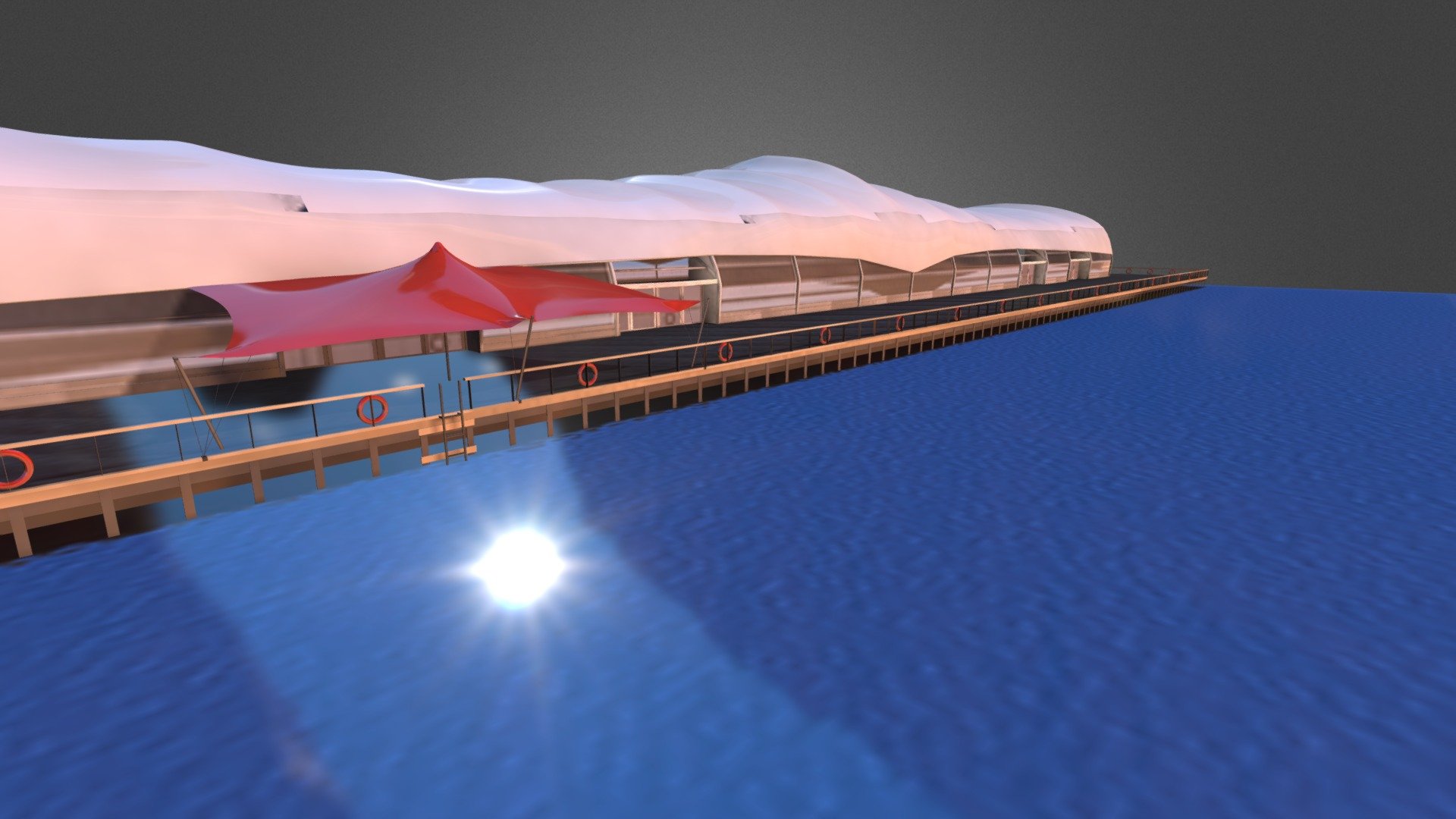 Dockside Pavilion - 3D model by Stretch Marquees and Fabric Structures ...