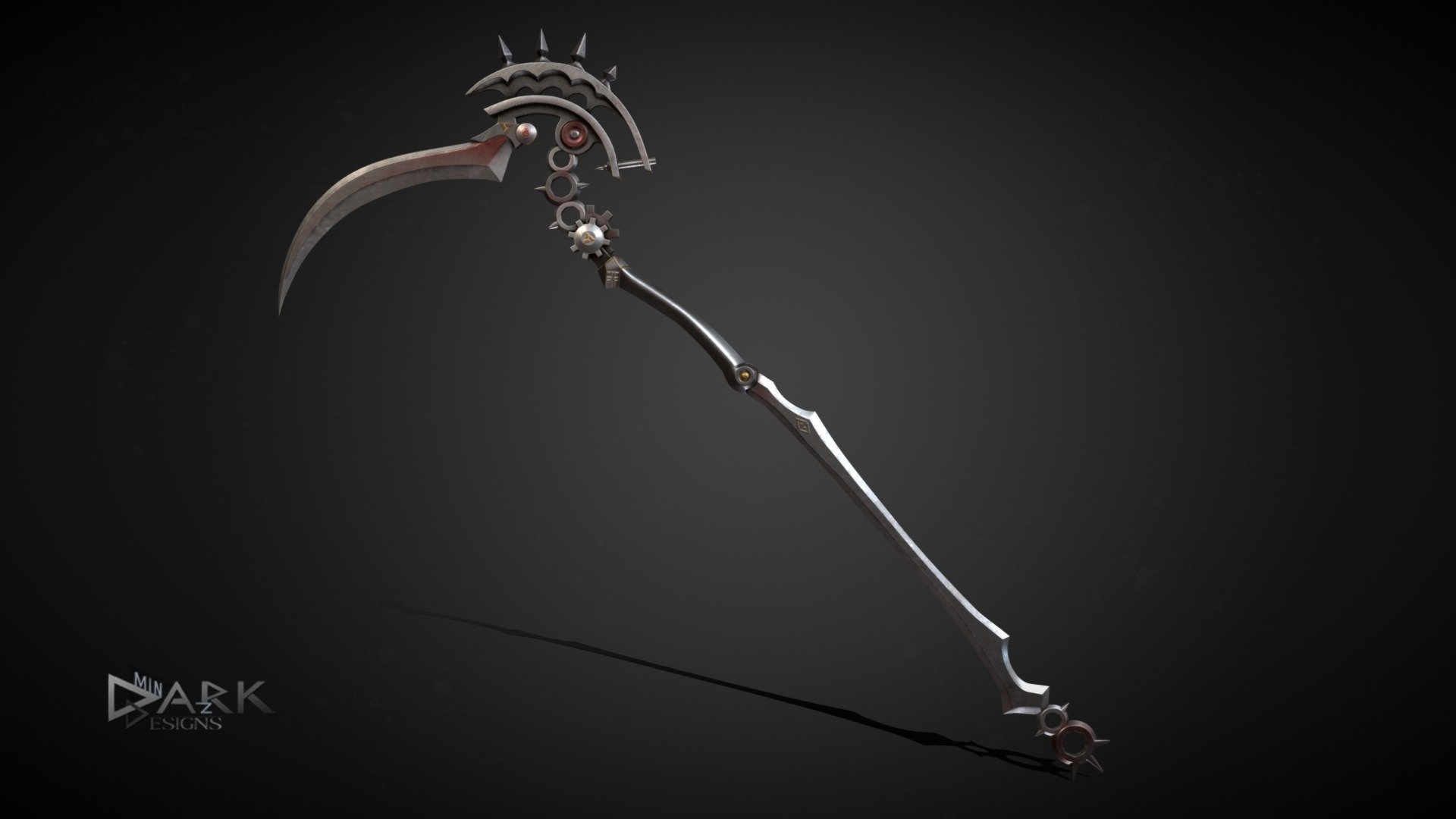 Black Blossom Scythe - Buy Royalty Free 3D model by dark-minaz [2e6cafb ...