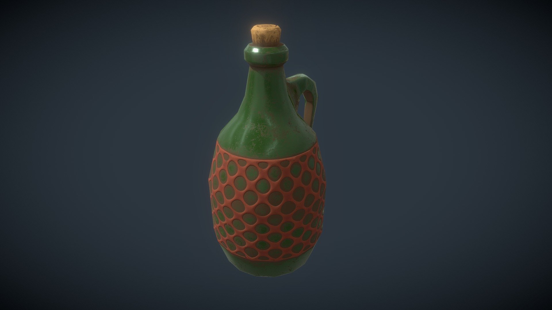 Fantasy bottle - Download Free 3D model by Sir Erdees (@sirerdees ...